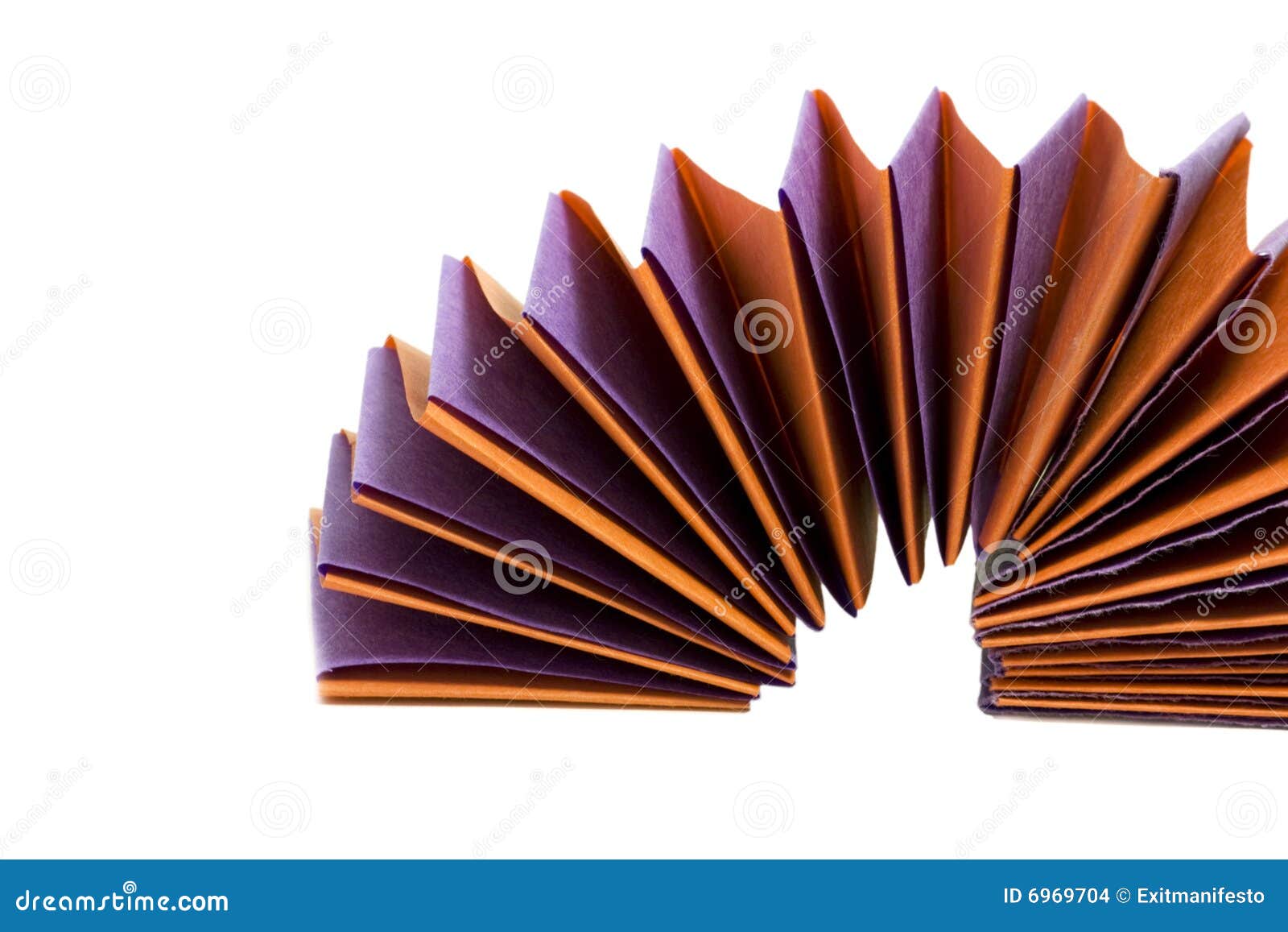 Paper Spring stock photo. Image of fold, colourful, purple - 6969704
