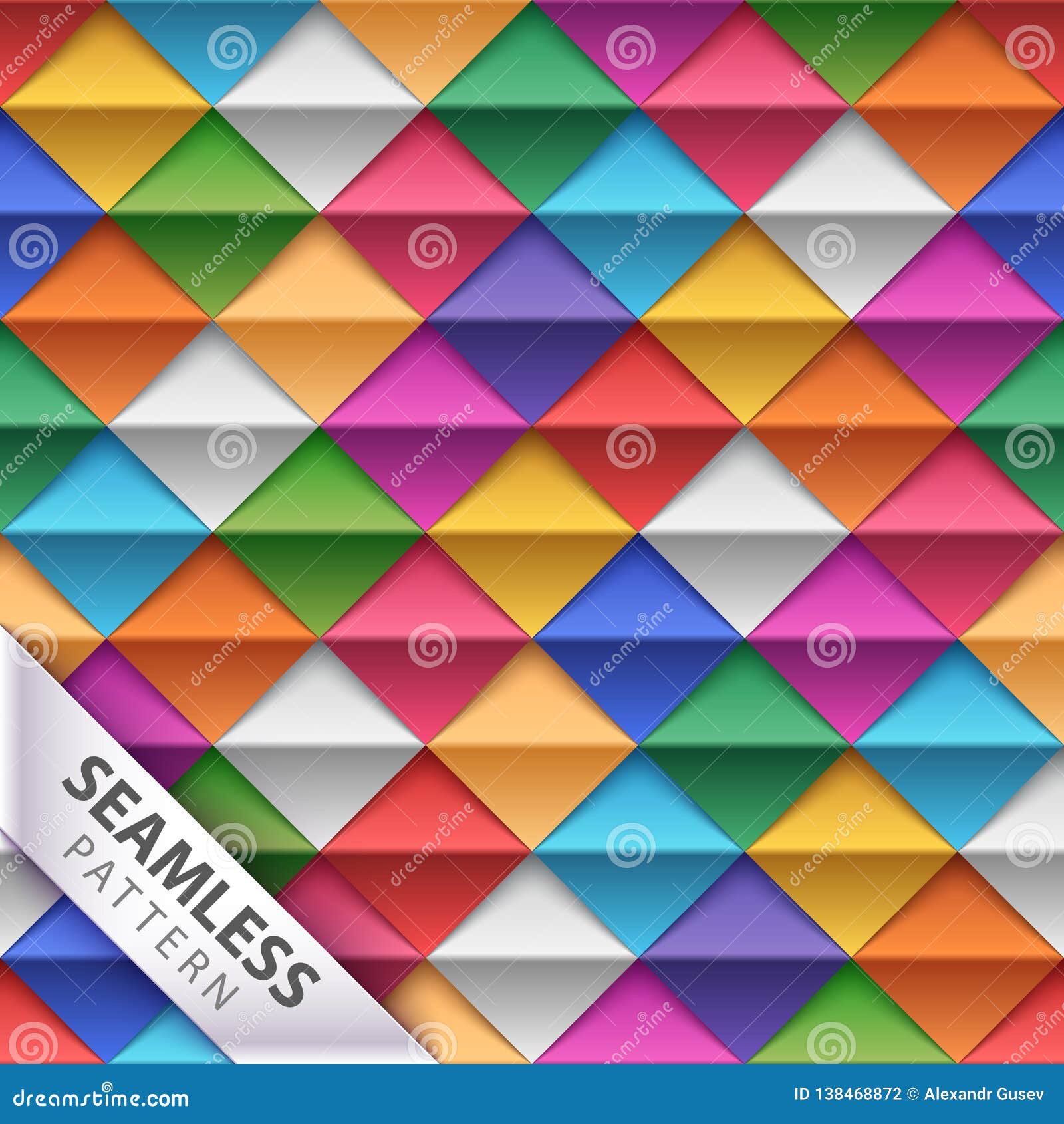 Paper, Square, Origami Seamless Pattern. Stock Vector - Illustration of ...