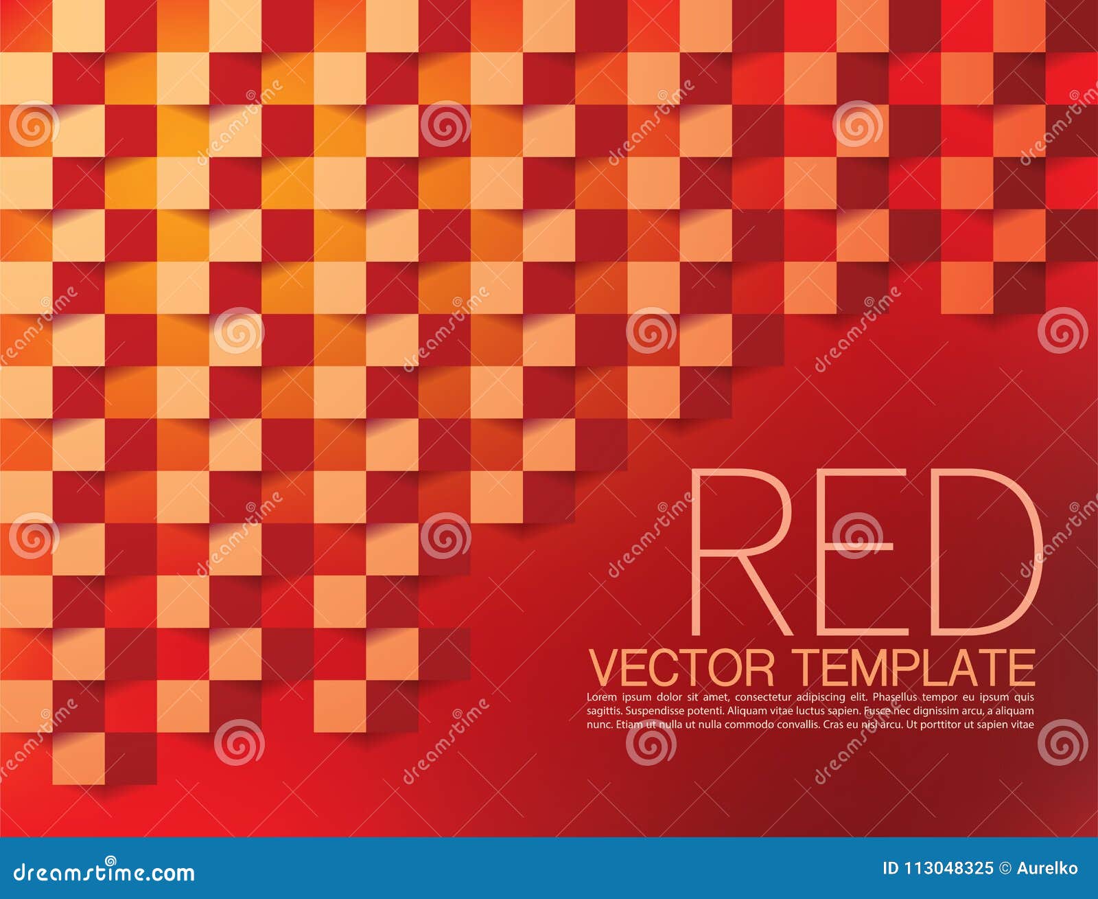Paper square 20 red stock vector. Illustration of orange - 113048325