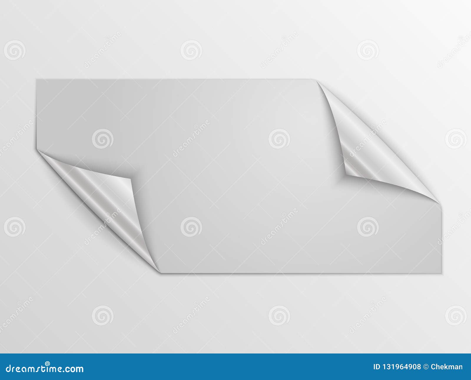 Paper Square Sticker. Vector Illustration Stock Illustration ...