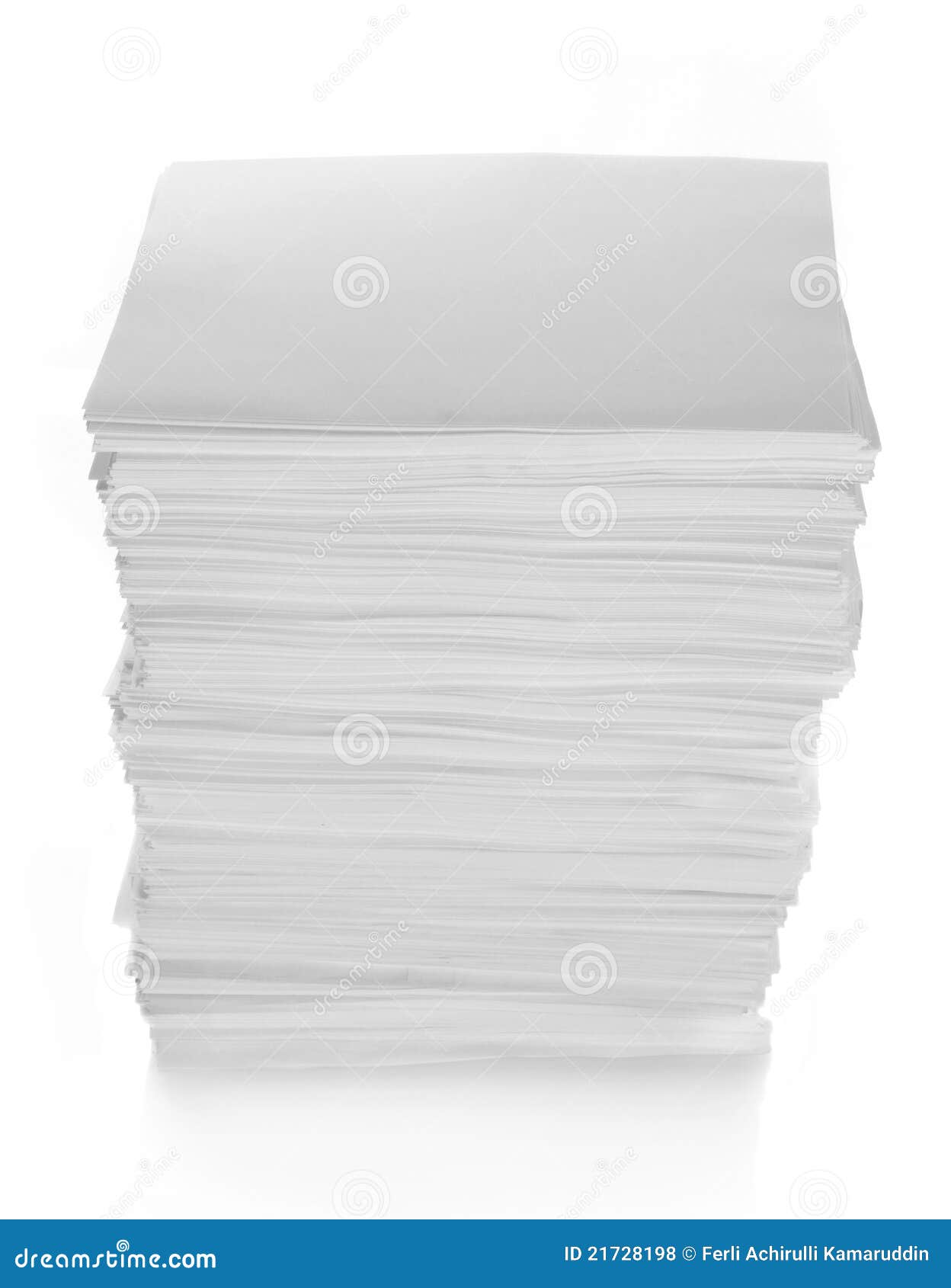 Paper Stack stock photo. Image of archives, document - 21728198