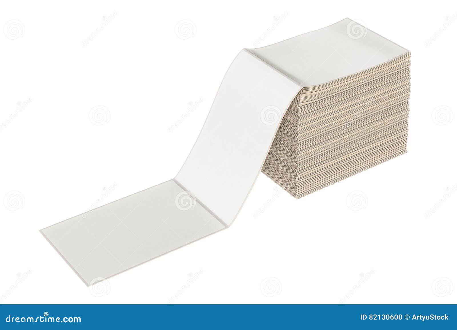 Paper stack blank stock illustration. Illustration of storage - 82130600