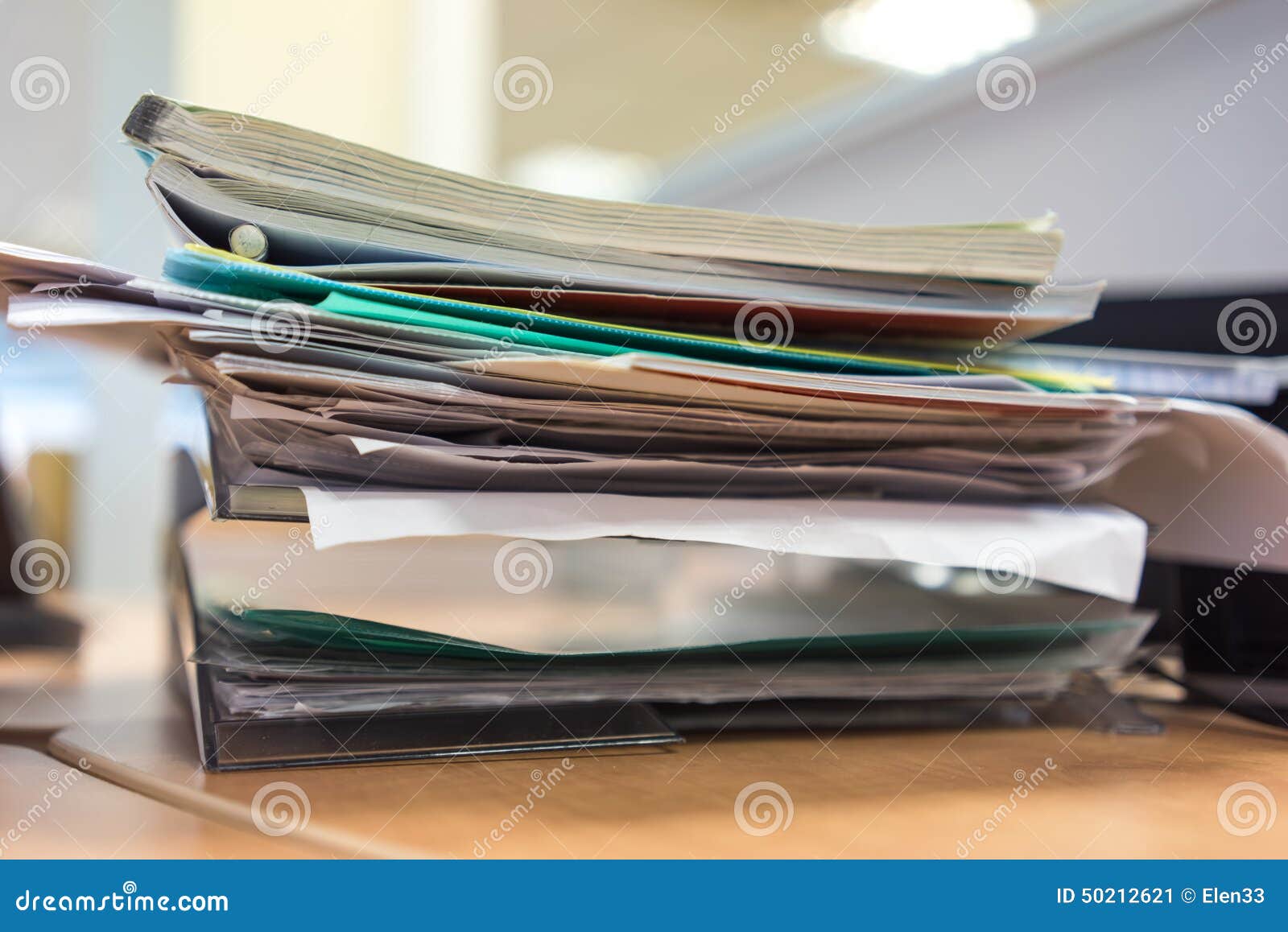 Paper stack stock image. Image of mess, bureaucracy, corporate - 50212621