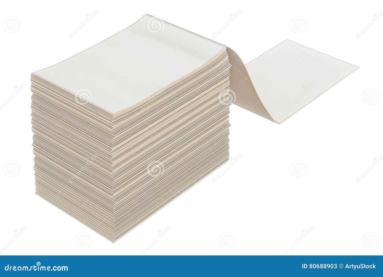 Paper stack heap sticker stock illustration. Illustration of pile ...