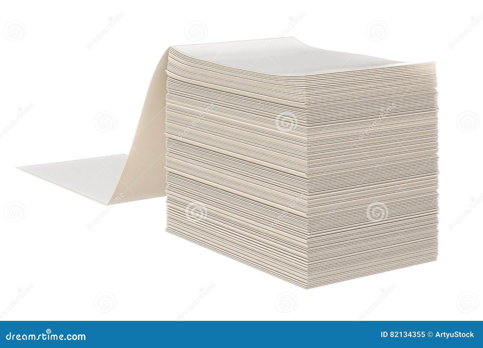 Paper stack label stock illustration. Illustration of business - 82134355