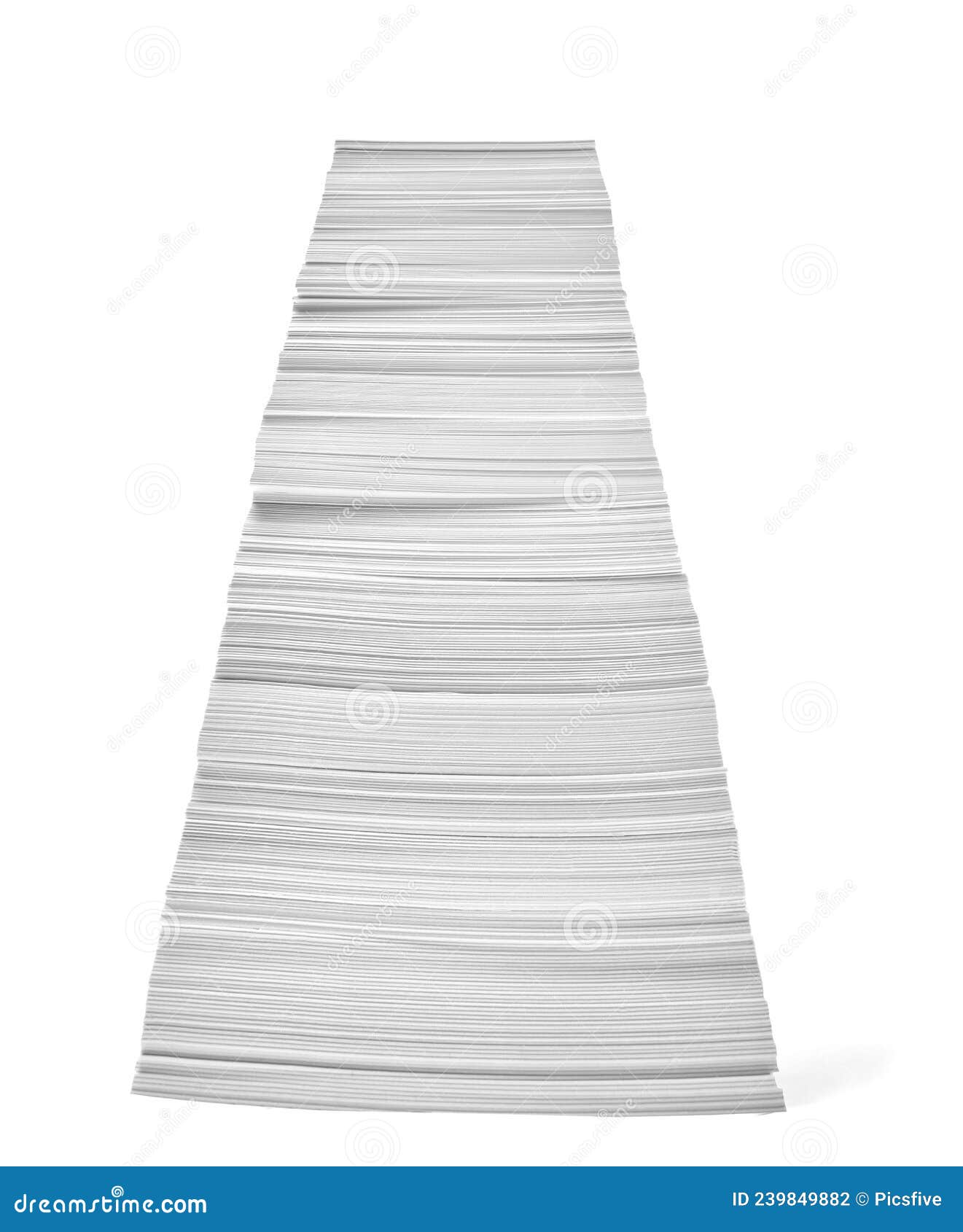 Paper Stack Pile Office Paperwork Busniess Education Stock Photo ...