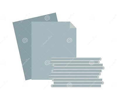 Paper Stack Vector Illustration Stock Vector - Illustration of file ...