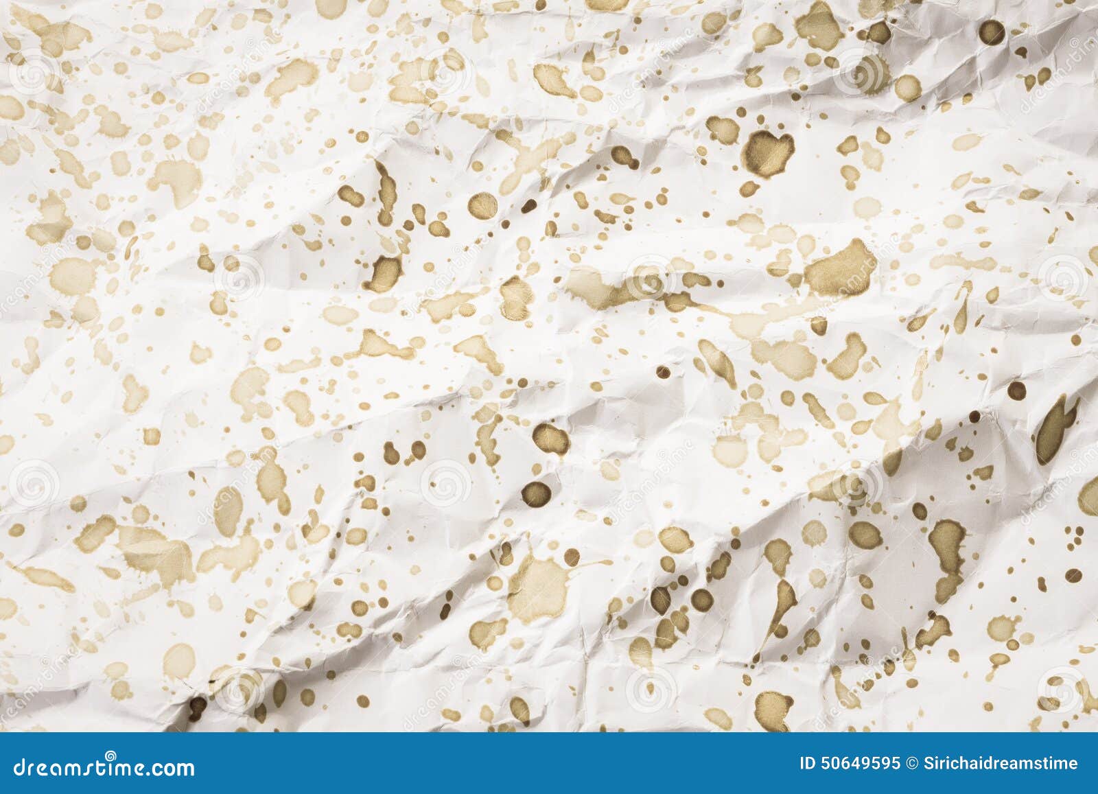 Paper with stain of coffee stock image. Image of soiled - 50649595