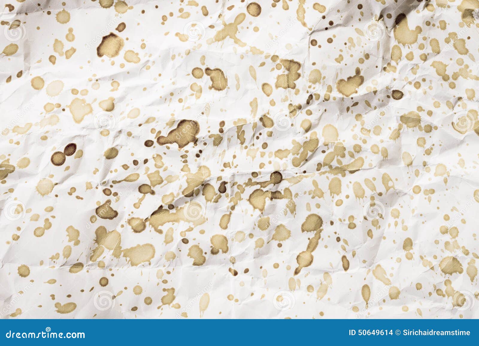 Paper with stain of coffee stock photo. Image of empty - 50649614