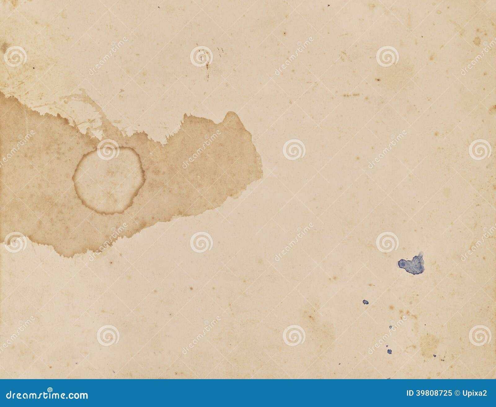 Paper with stains stock image. Image of ring, beige, dirty - 39808725