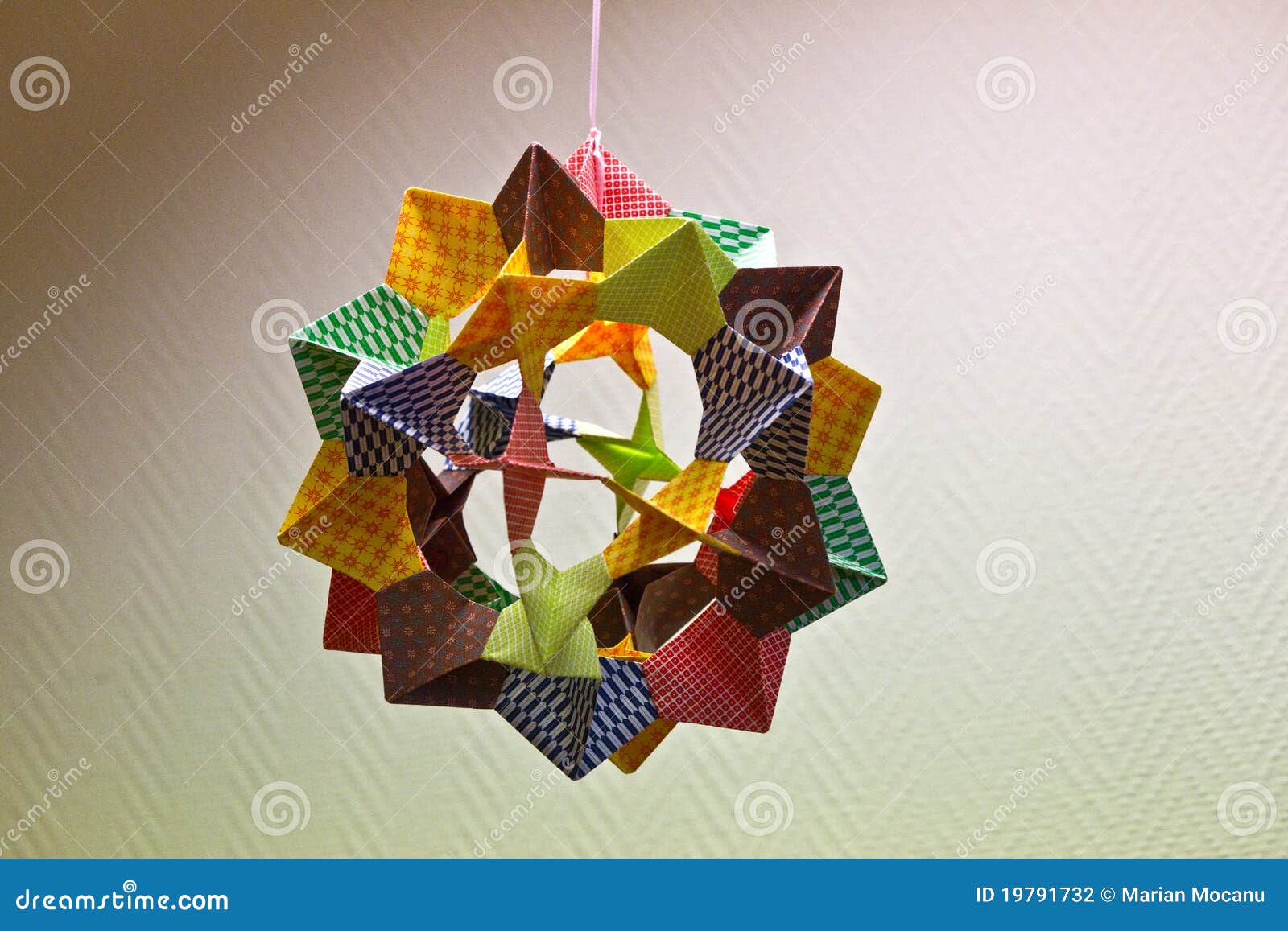 Paper star stock photo. Image of craft, geometric, roof - 19791732
