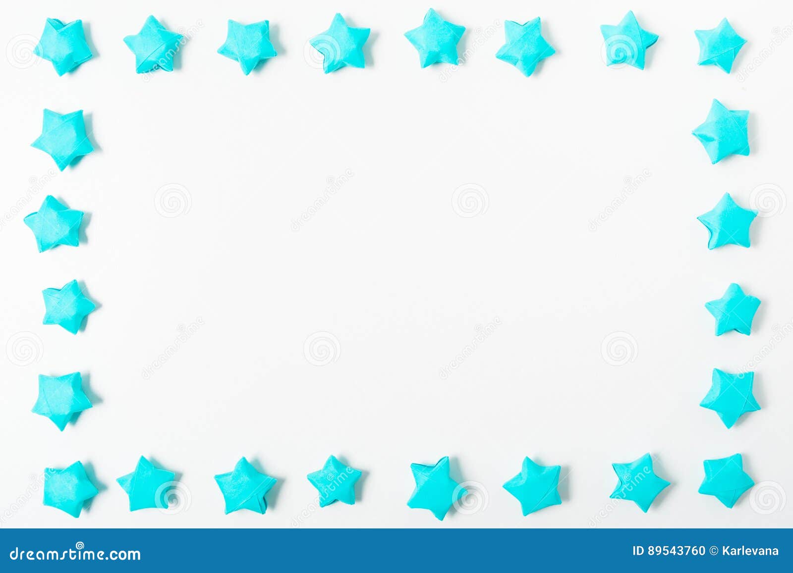 Paper Stars Frame Background Stock Photo - Image of abstract ...