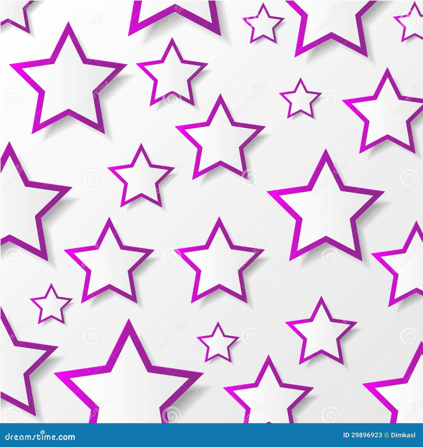 Paper Stars. Vector Illustration Stock Vector - Illustration of point ...