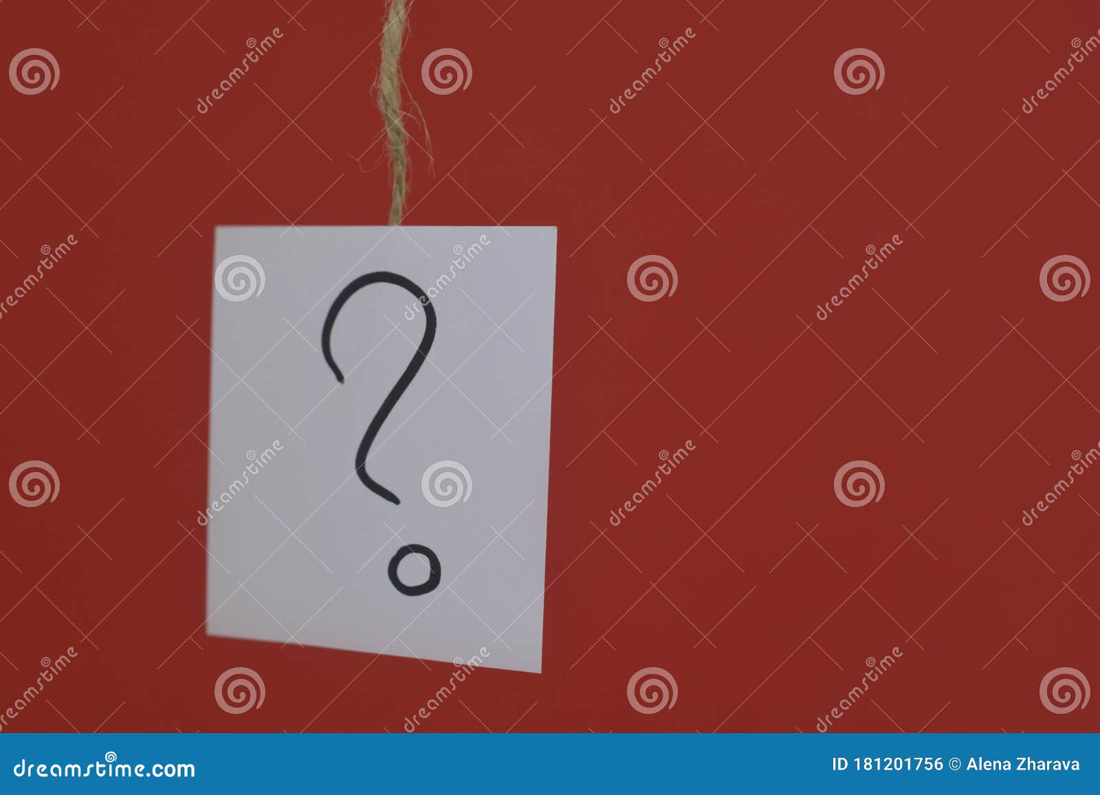 Paper Stickers with a Question Mark , Concept for Solving the Problem ...
