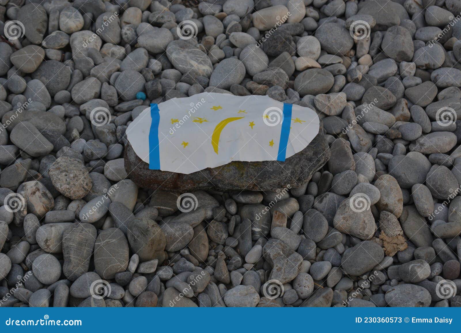 Paper on the stone stock image. Image of stars, stones - 230360573
