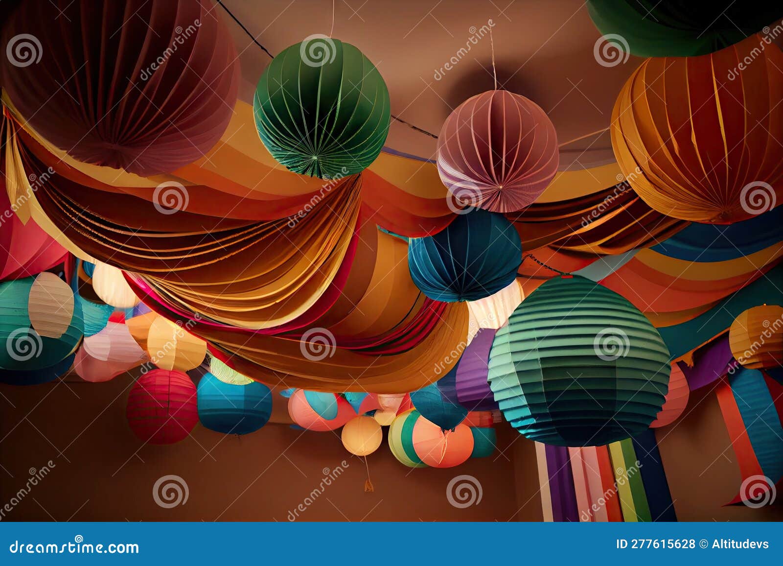 Streamers Decorations Ceiling