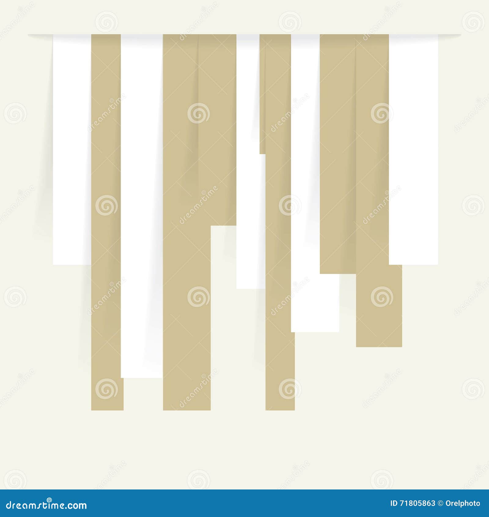 Paper Stripes in Pastel Colors Stock Vector - Illustration of graphic ...