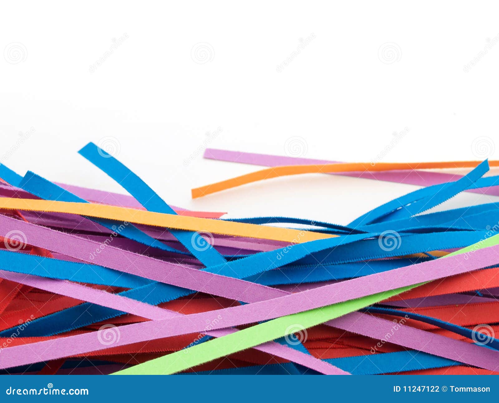 Paper Strips stock photo. Image of color, shredded, sliced - 11247122