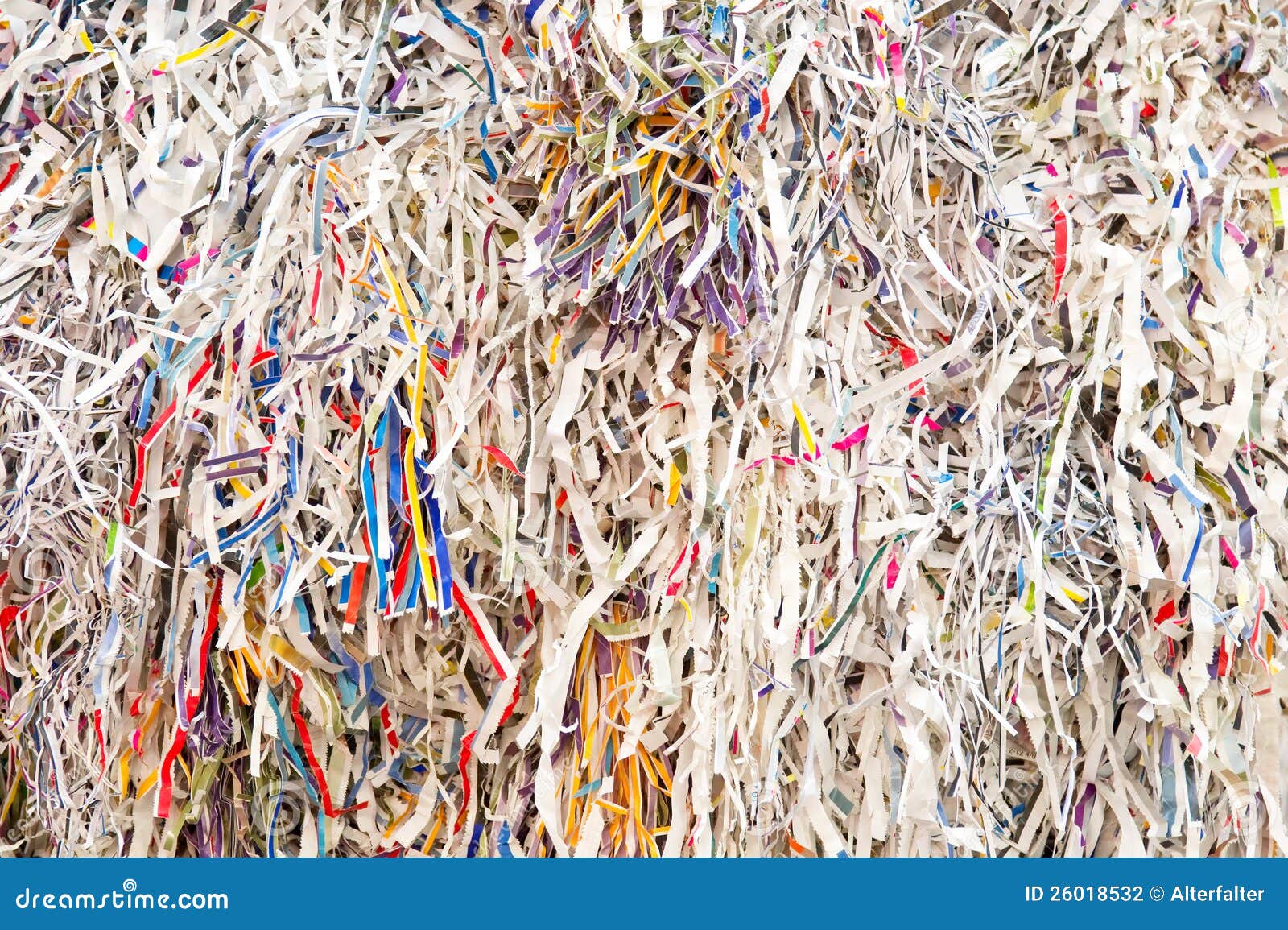 Paper strips stock photo. Image of recycled, waste, sliced - 26018532