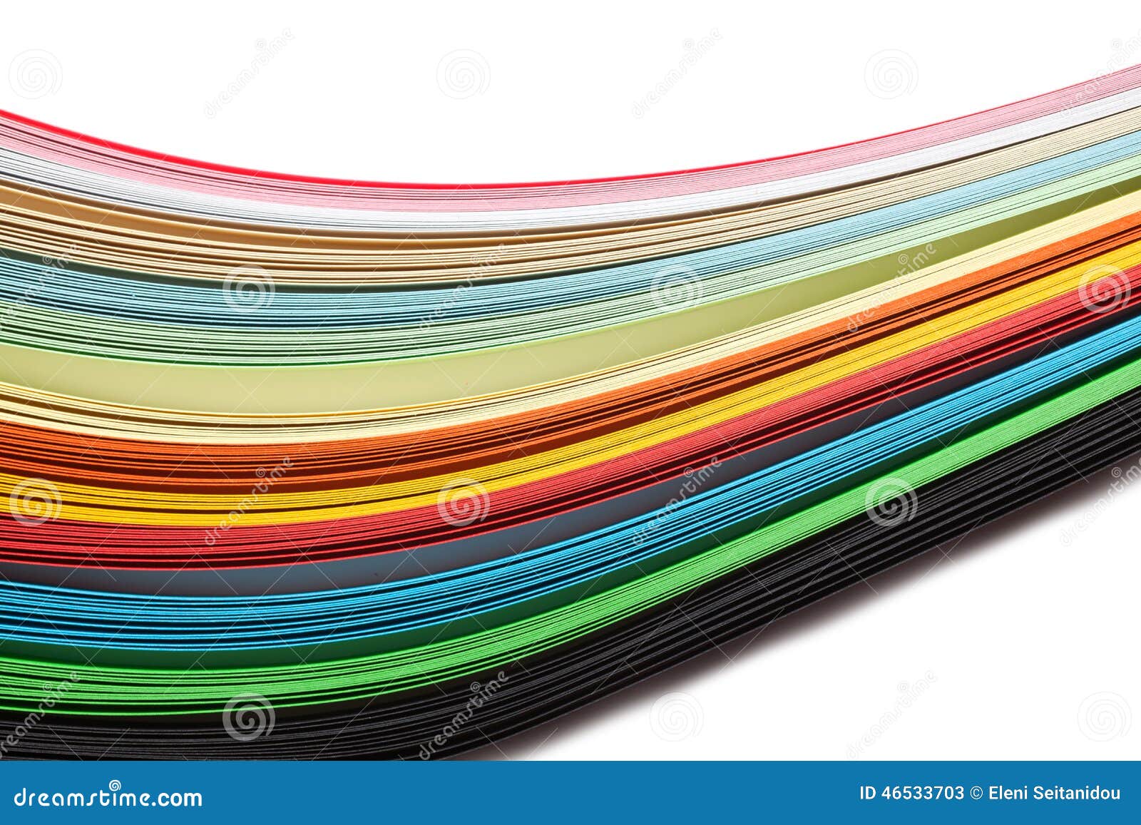 Paper strips stock illustration. Illustration of bright - 46533703