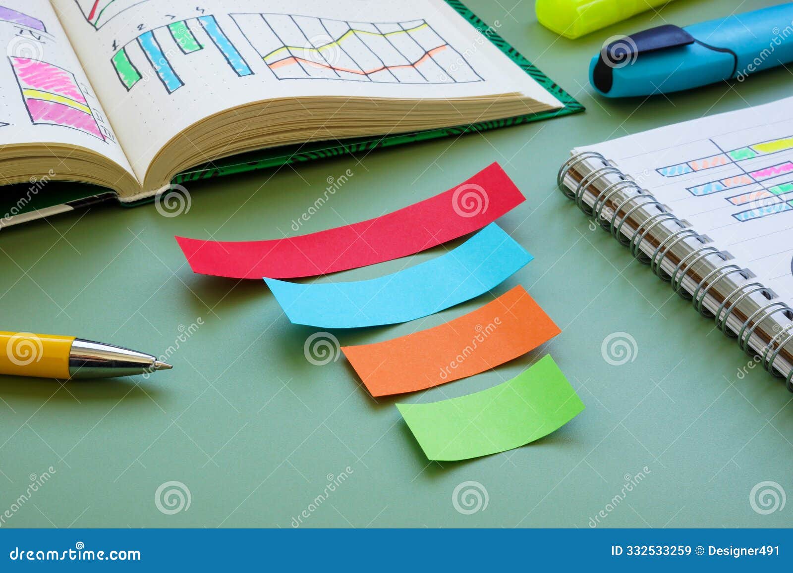 Paper Strips Represent a Marketing Conversion Funnel. Symbolizes ...