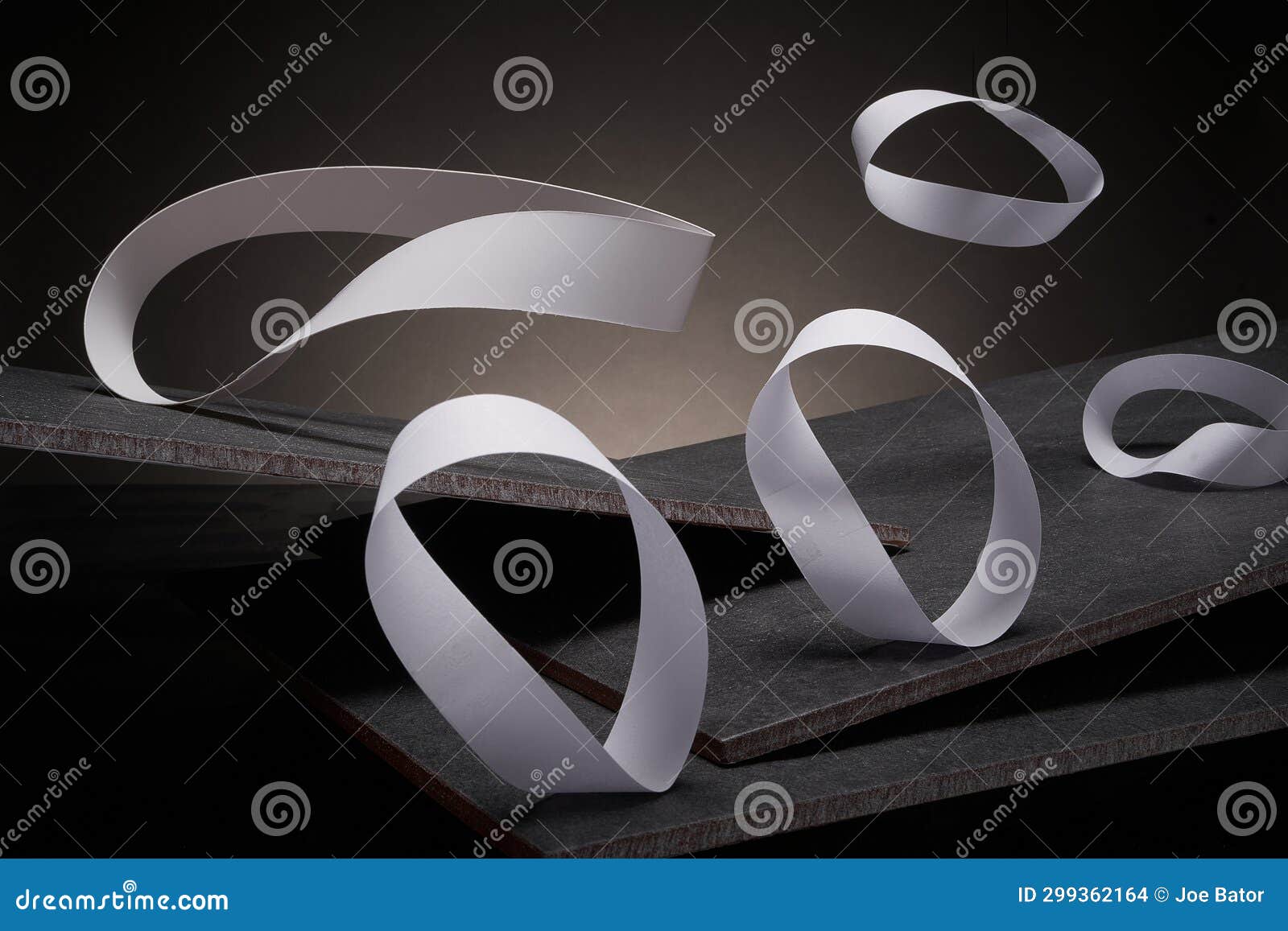 Mobius Strips with Traditional Twist Stock Photo - Image of gradient ...