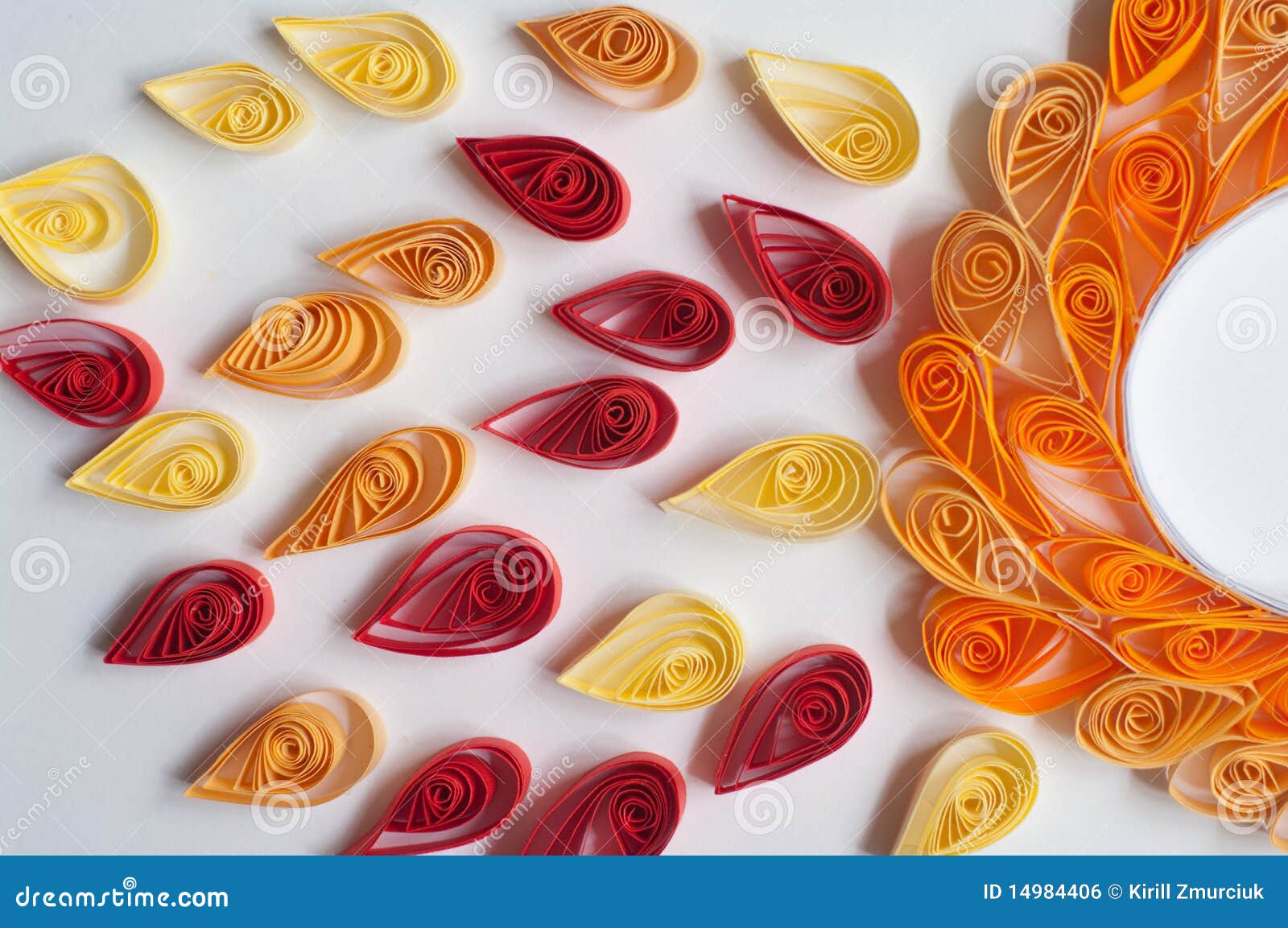 Paper sun stock photo. Image of close, orange, drops - 14984406