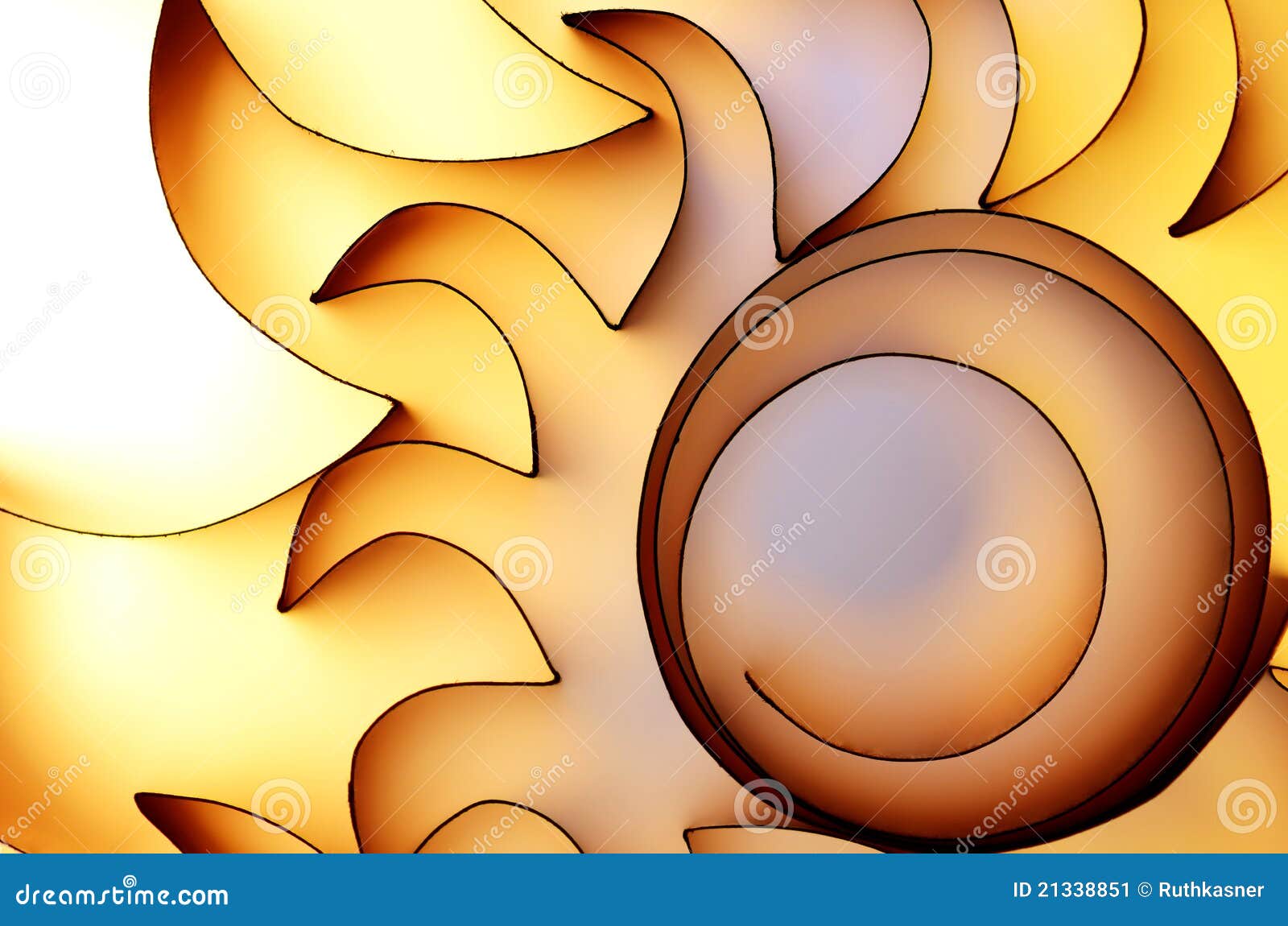 Paper sun stock image. Image of blue, background, golden - 21338851