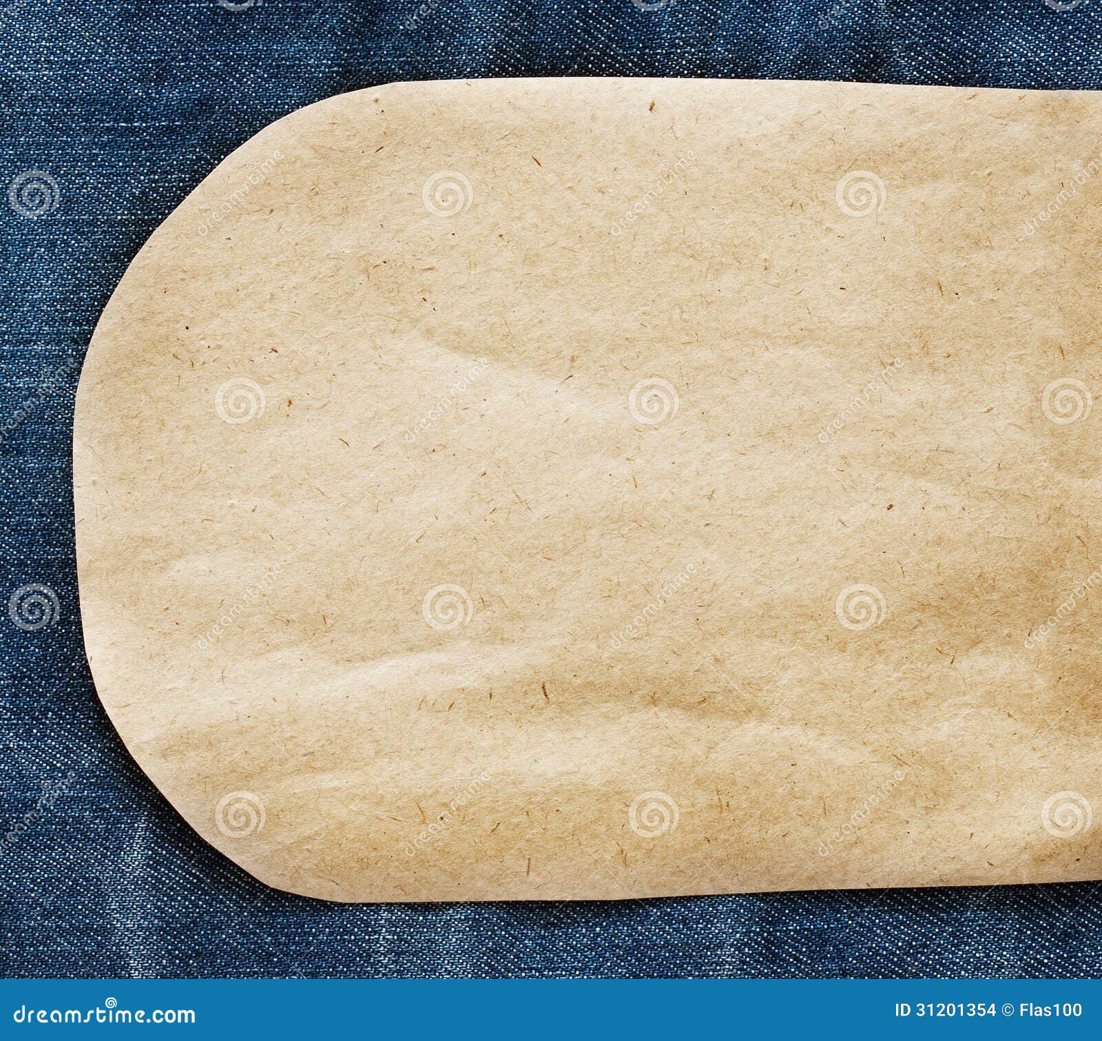 Paper Tag on Blue Denim Jeans Stock Photo - Image of pattern, denim ...