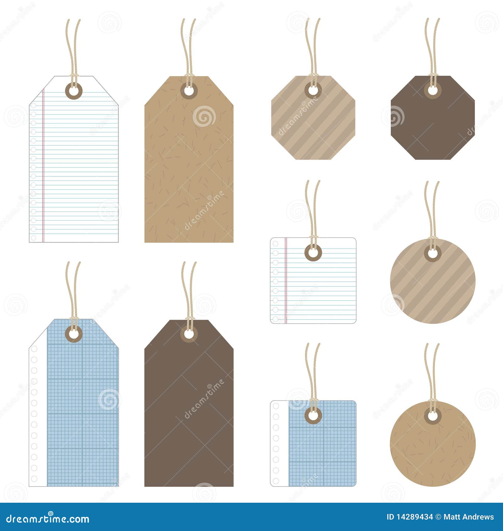 Paper tags stock vector. Illustration of graph, round - 14289434