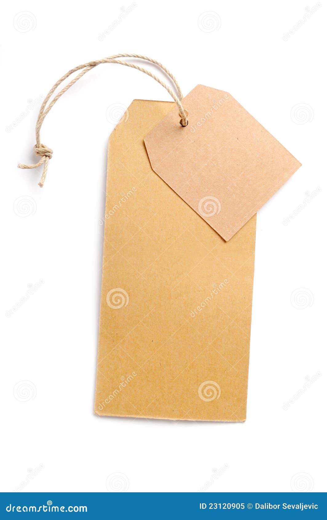 Paper tags Isolated stock image. Image of clip, empty - 23120905