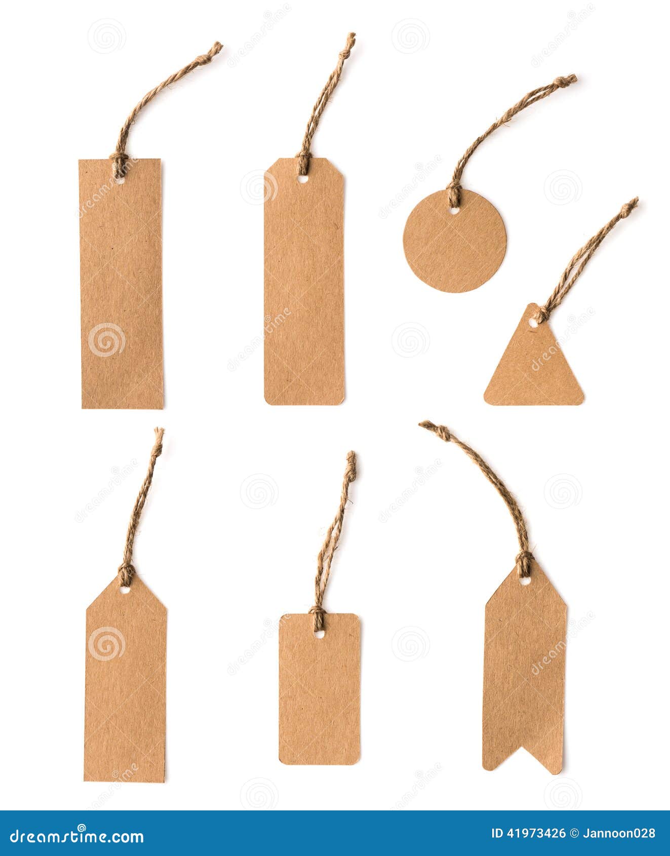 Paper Tags Isolated stock photo. Image of invitation - 41973426