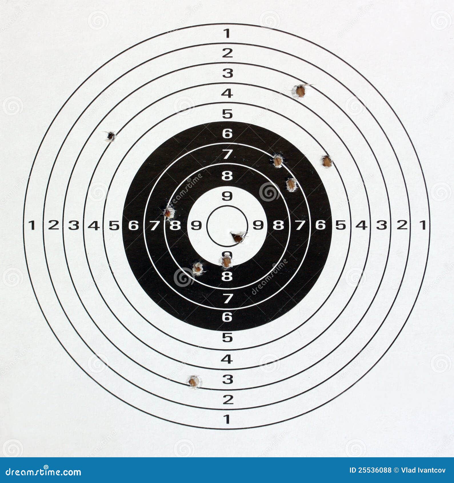 Paper target. stock photo. Image of paper, game, miss - 25536088