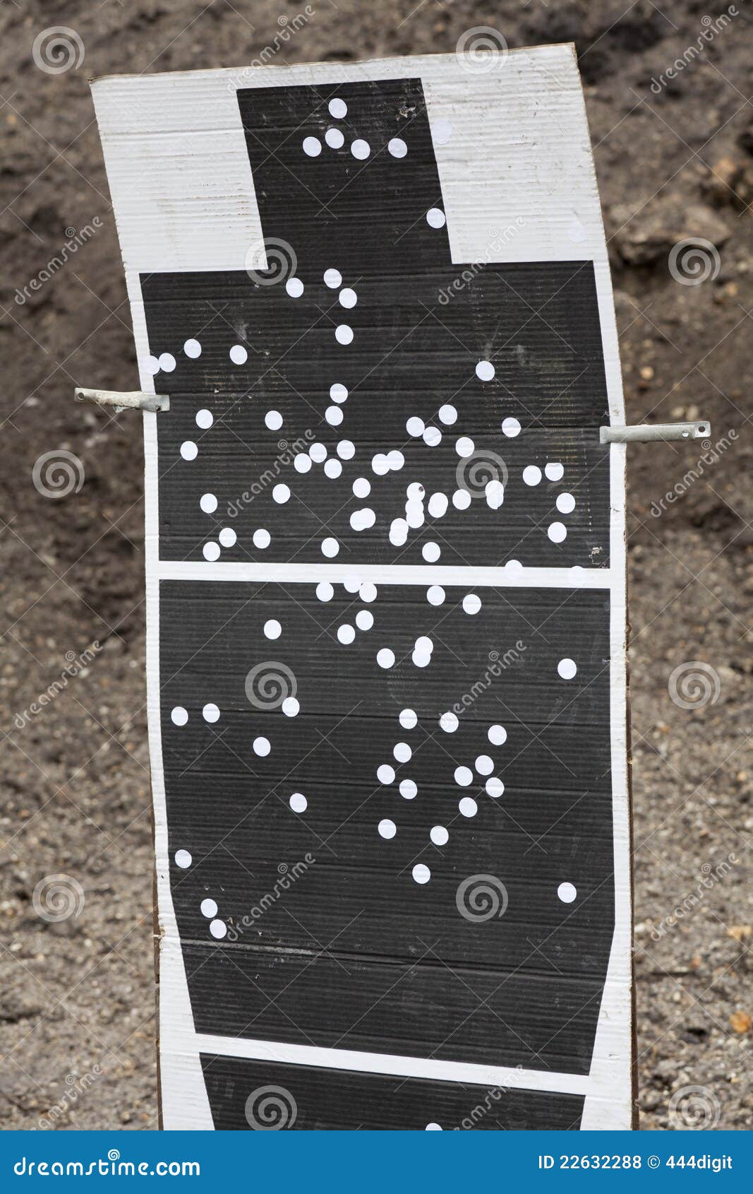 Paper Target with Bullet Holes Stock Photo - Image of hole, head: 22632288