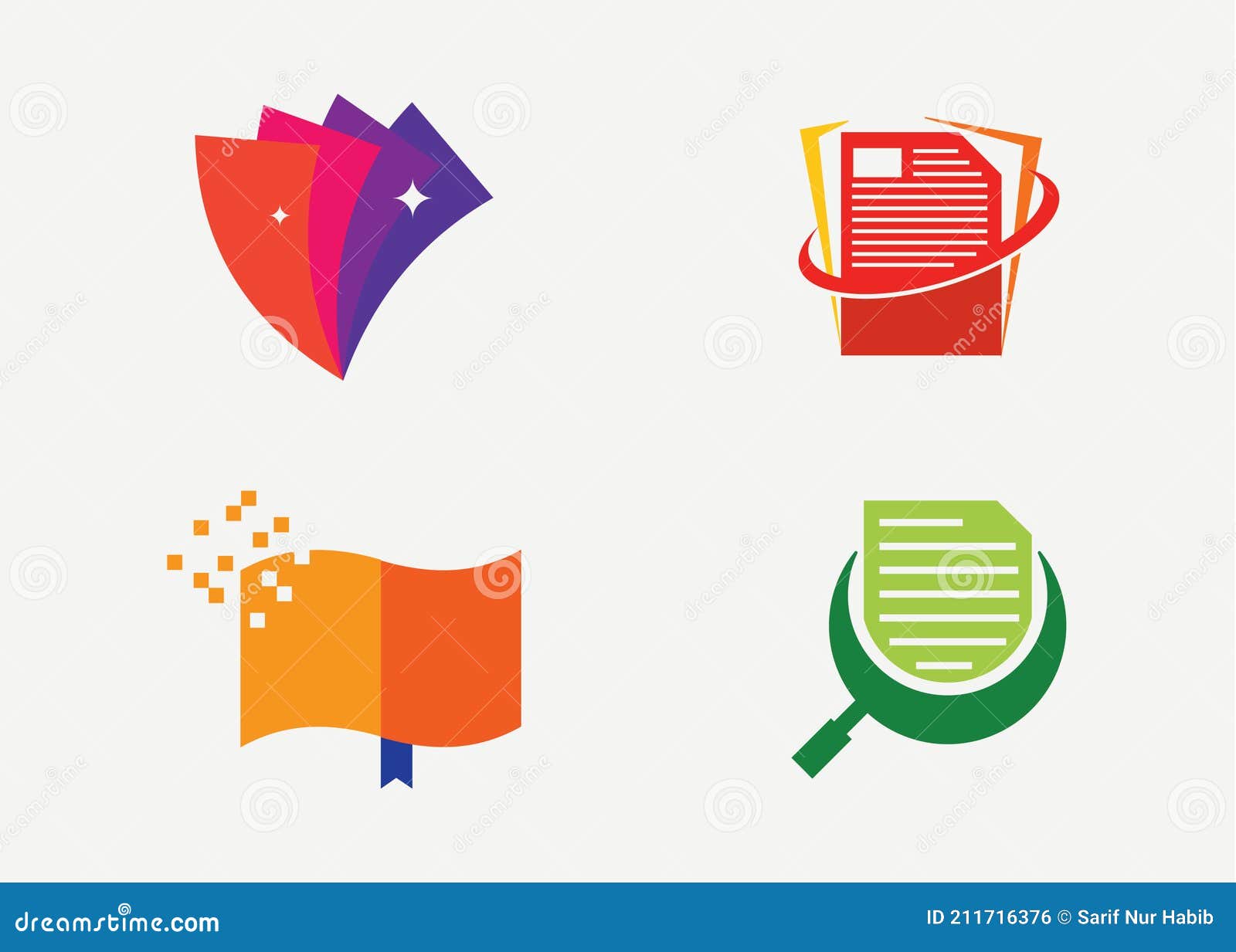 Paper Task Logo Design Template Stock Vector - Illustration of file ...