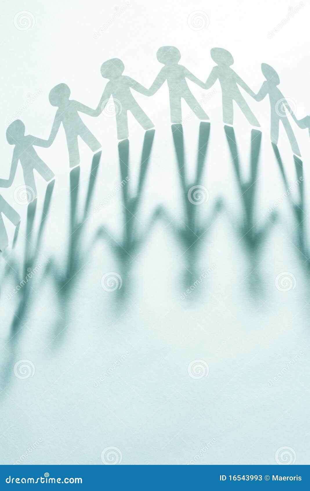 Paper team stock image. Image of business, holding, shape - 16543993