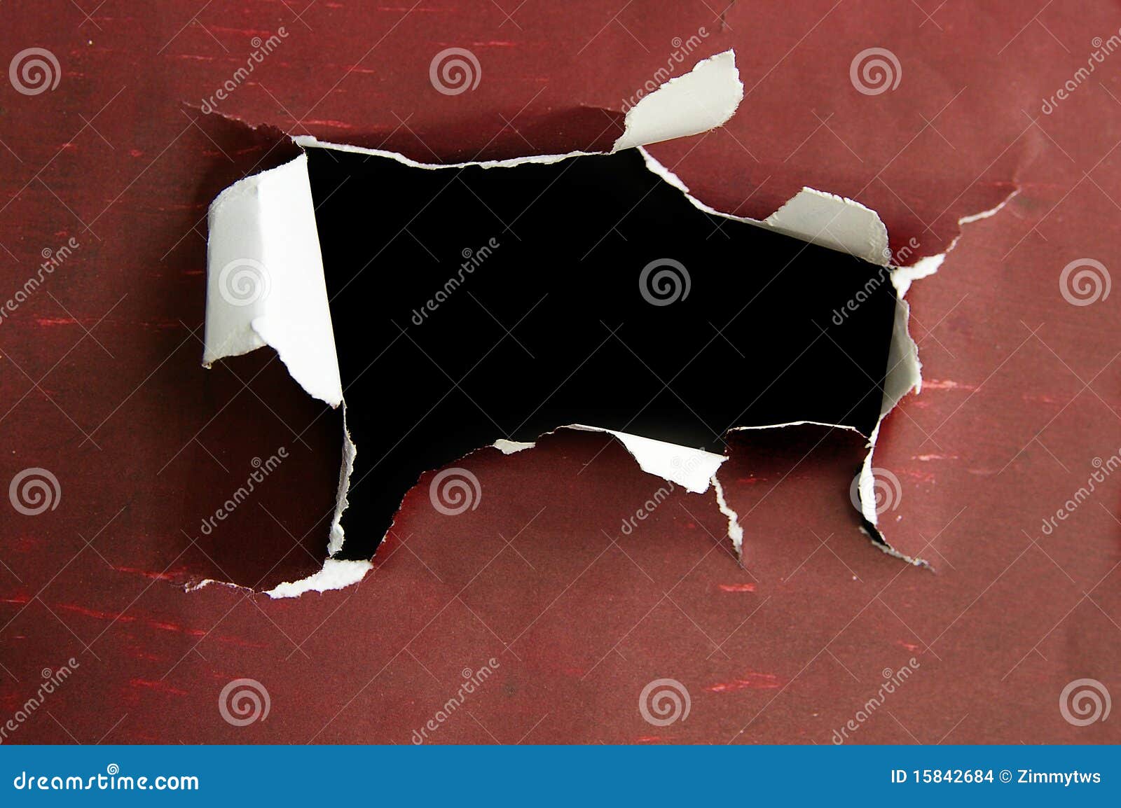 Paper tear stock photo. Image of break, damage, ripped - 15842684