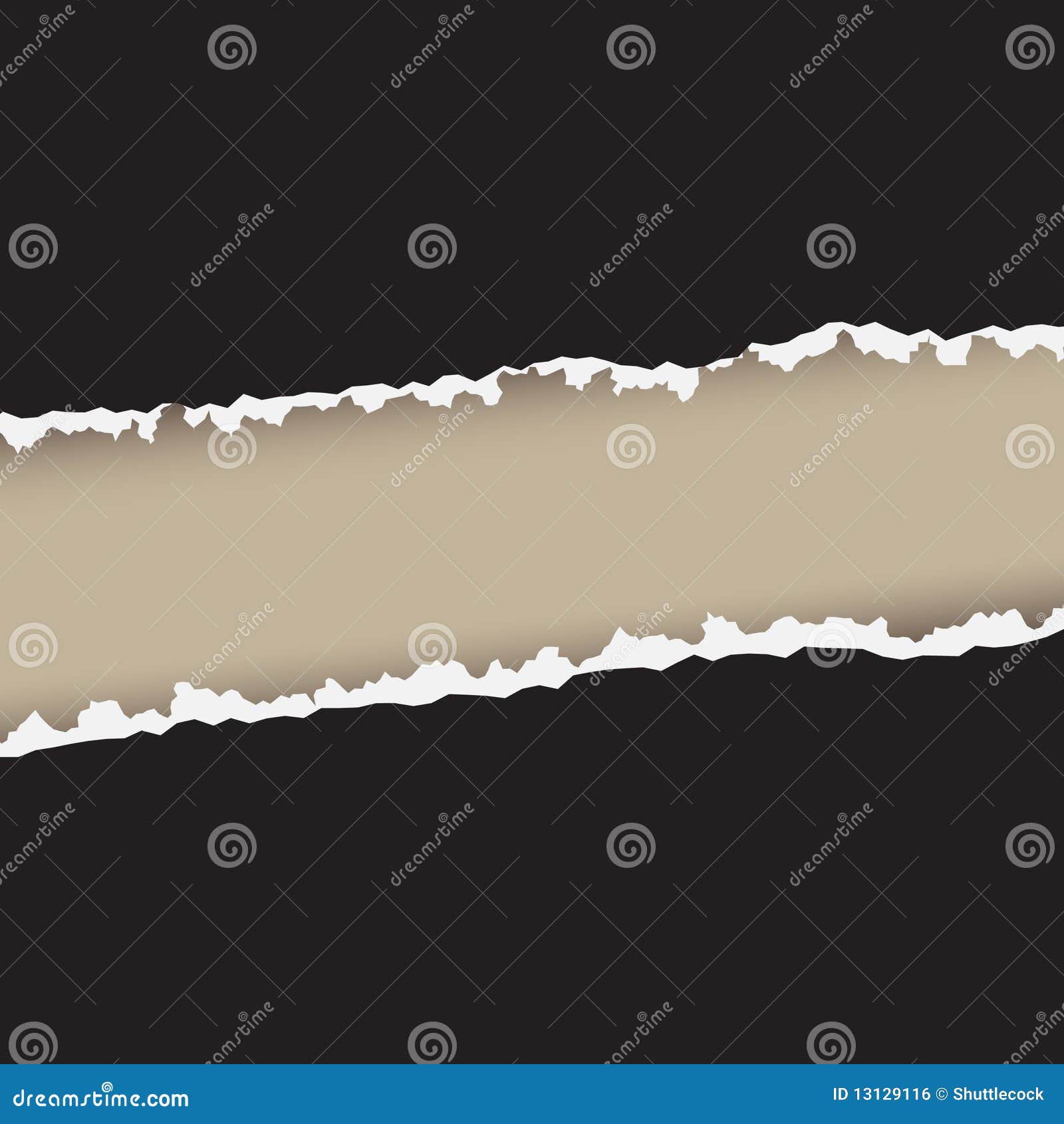 Paper Tear Rough Edges Vector Illustration | CartoonDealer.com #13129116