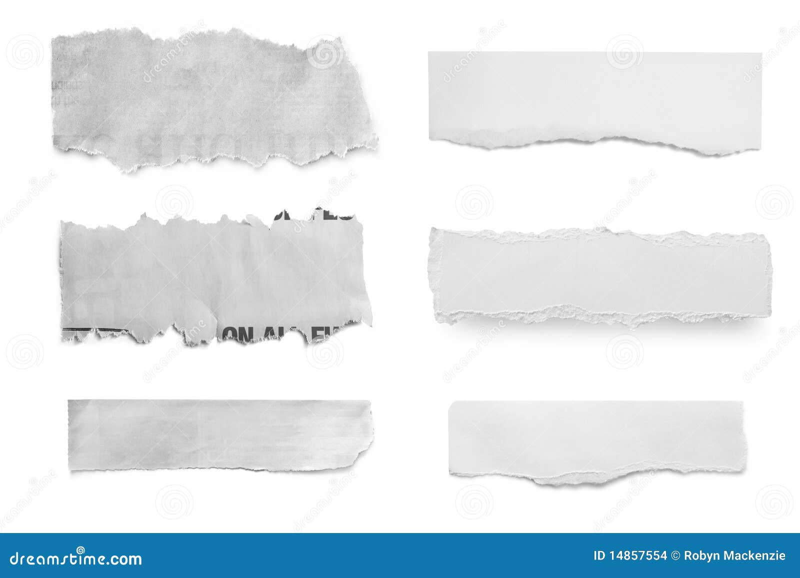 Paper Tears stock photo. Image of isolated, headline - 14857554