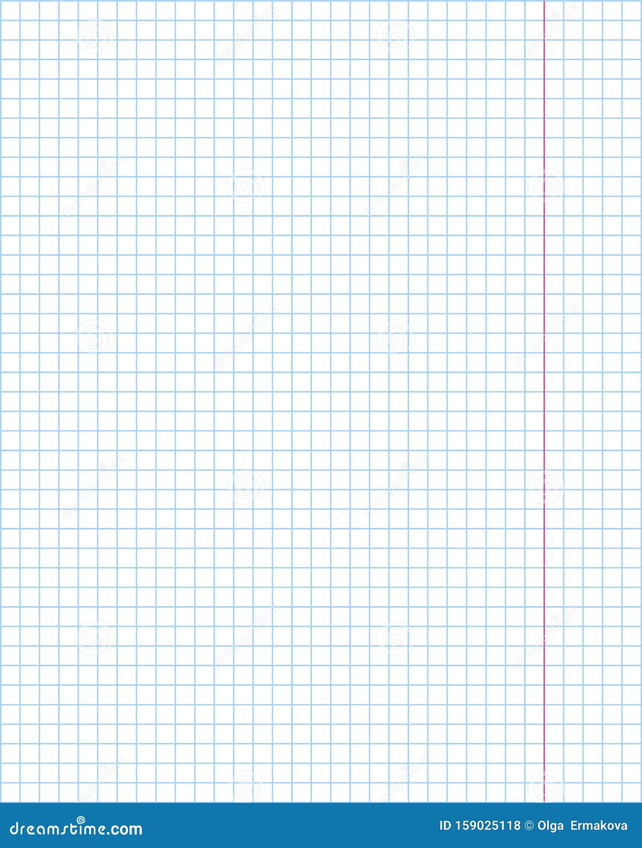 Paper. Template. Notebook Sheet. One Page. Vector Illustration Stock ...