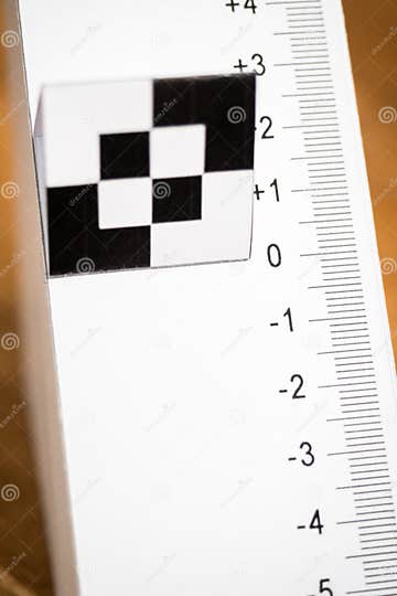 Paper Test Chart for Af Calibration of a Camera Stock Image - Image of ...