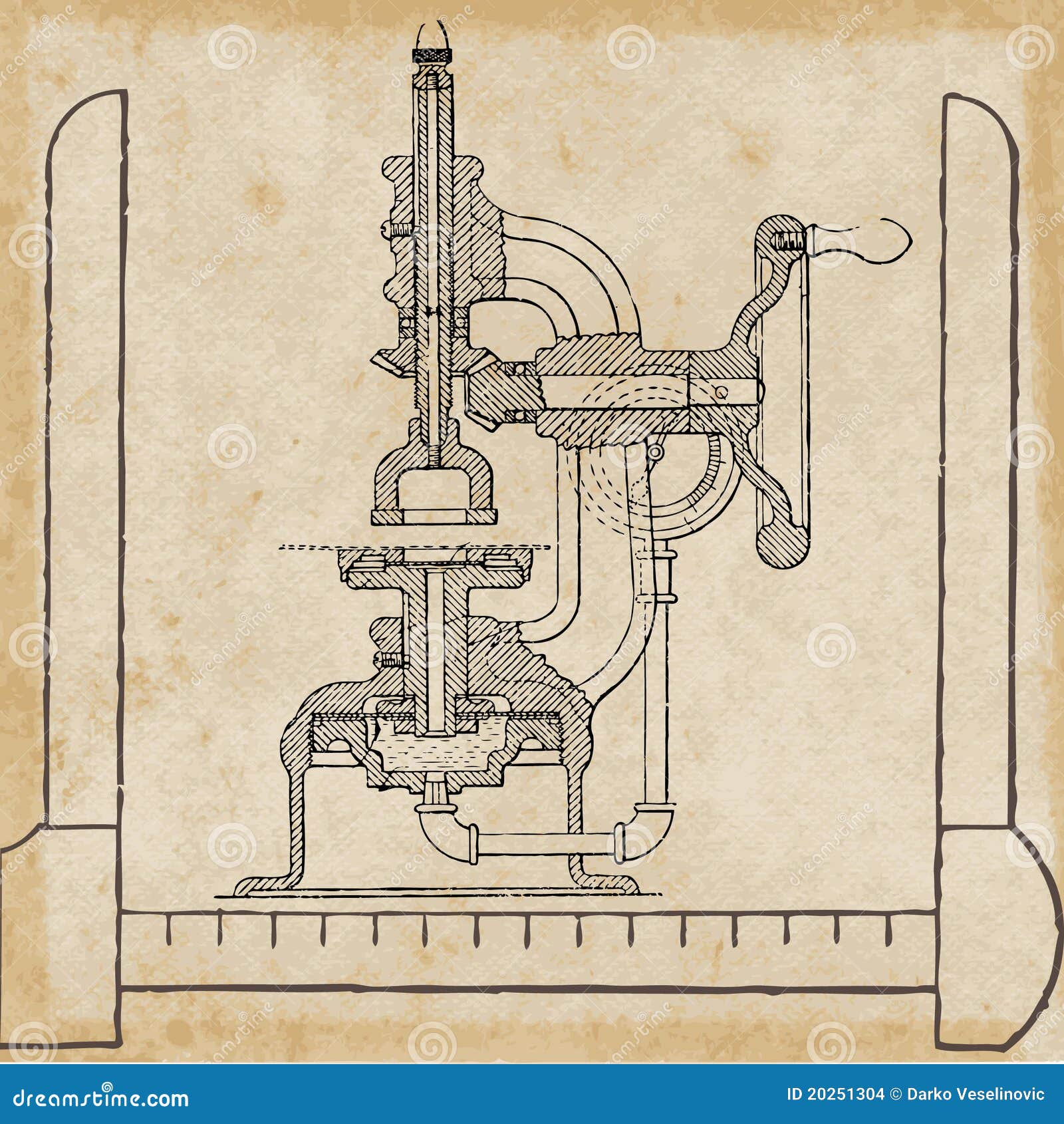 Paper Testing Machine stock vector. Illustration of leaf - 20251304