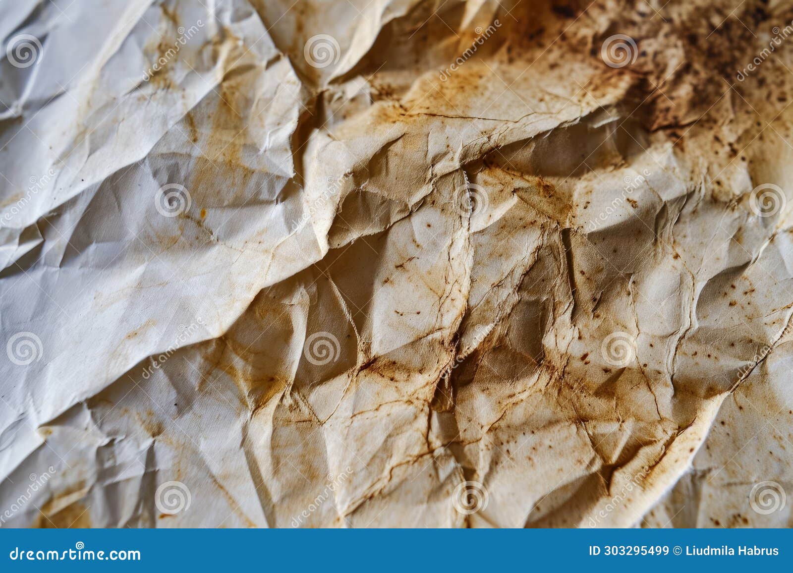 Paper Texture with Creases and Stains Stock Illustration - Illustration ...