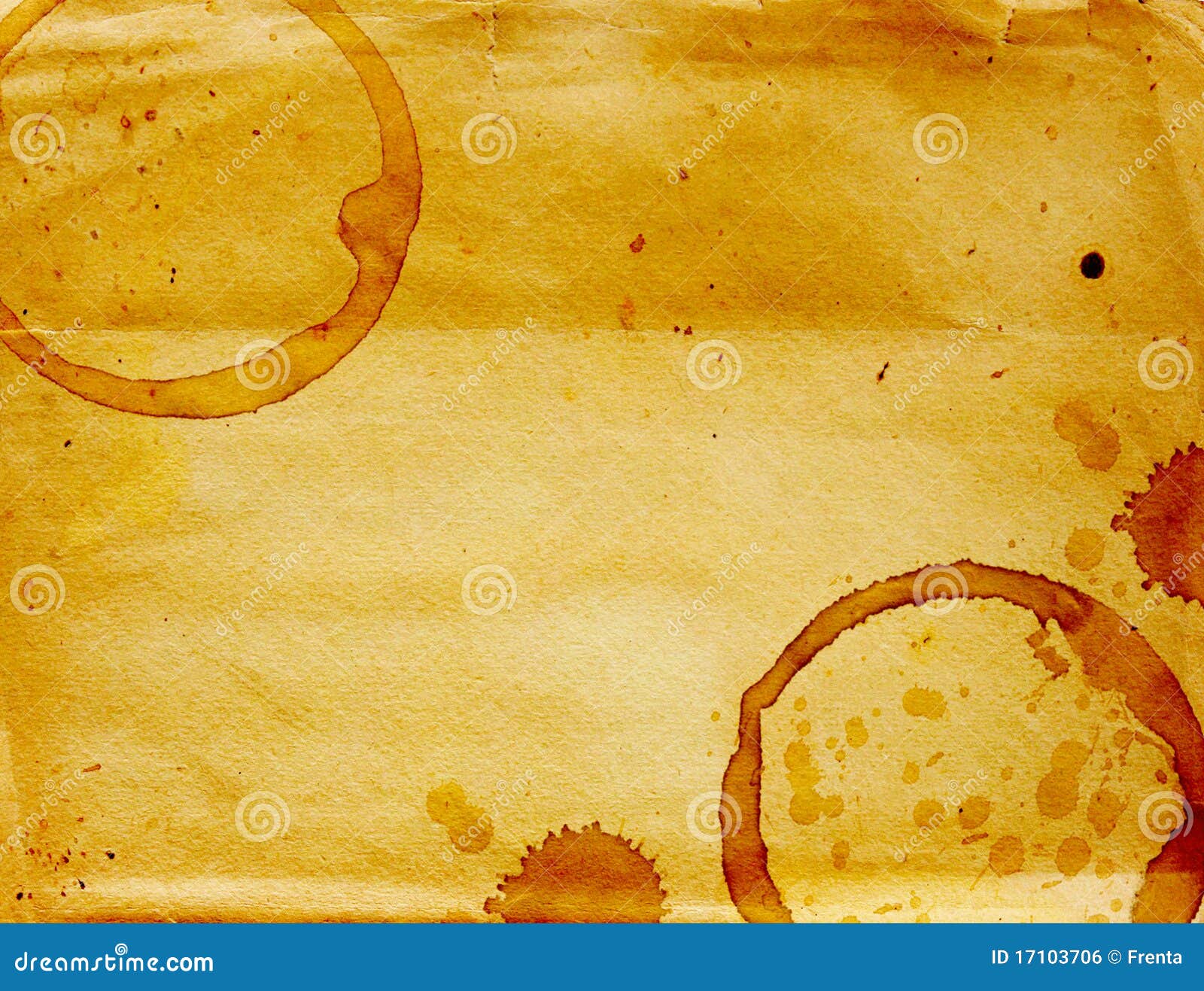 Paper Texture with Drops of Coffee Stock Photo - Image of spilling ...