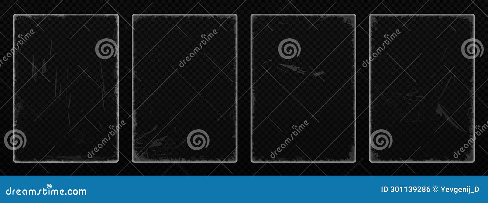 Paper Texture Effect with Scratched Borders and Edges. Realistic Old ...