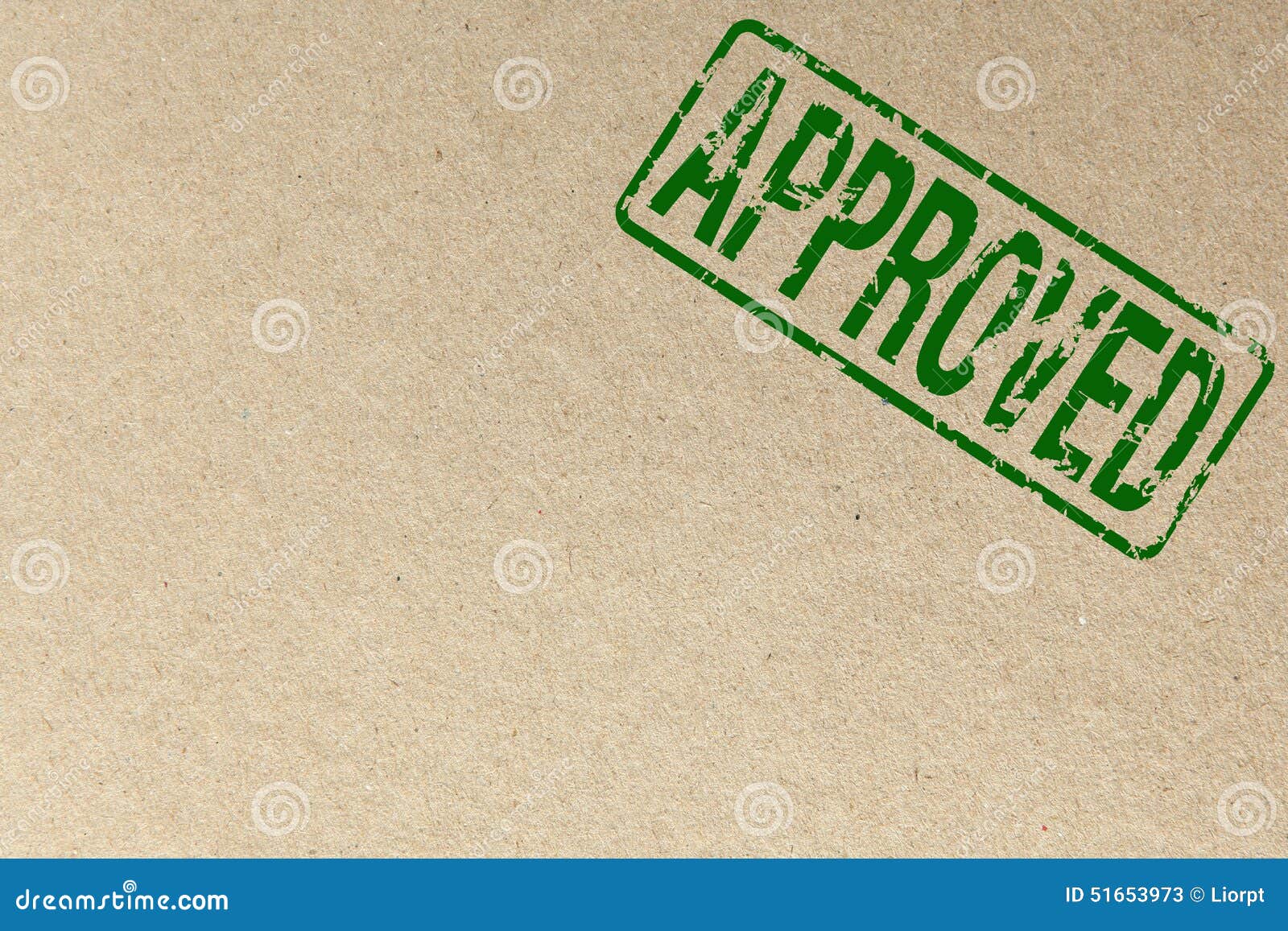 Paper Texture - Green Approved Rubber Stamp Stock Image - Image of ...