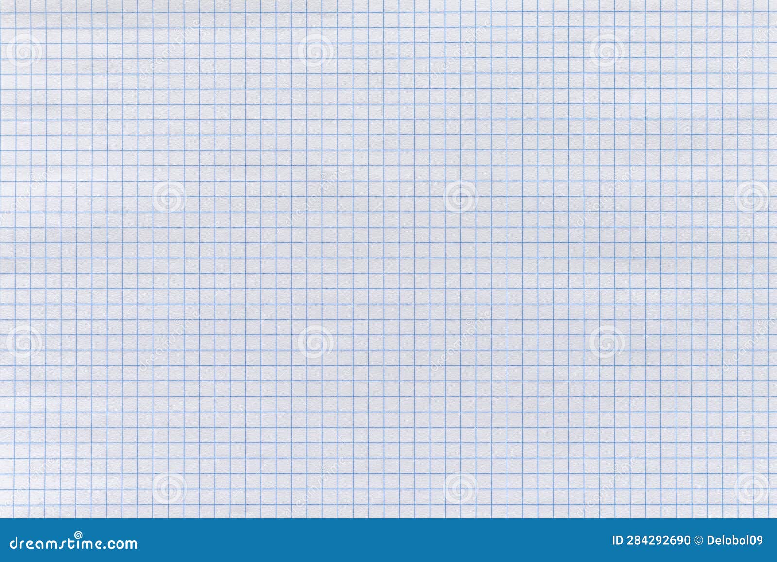 Paper Texture of a Notepad Sheet in a Cage. Stock Photo - Image of ...