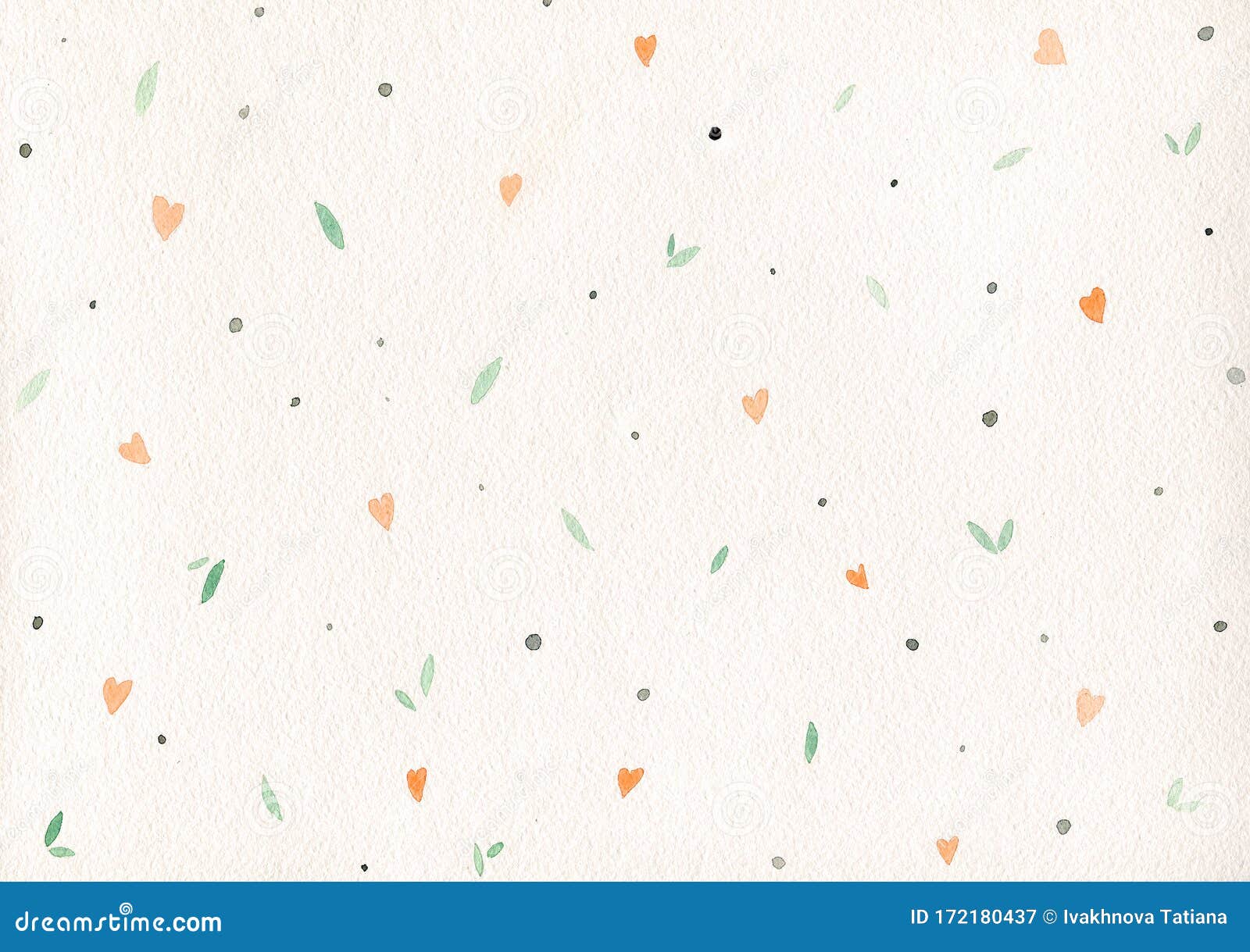 Paper Texture with Pockets and Leaves, Black Dots. Background, Pattern ...