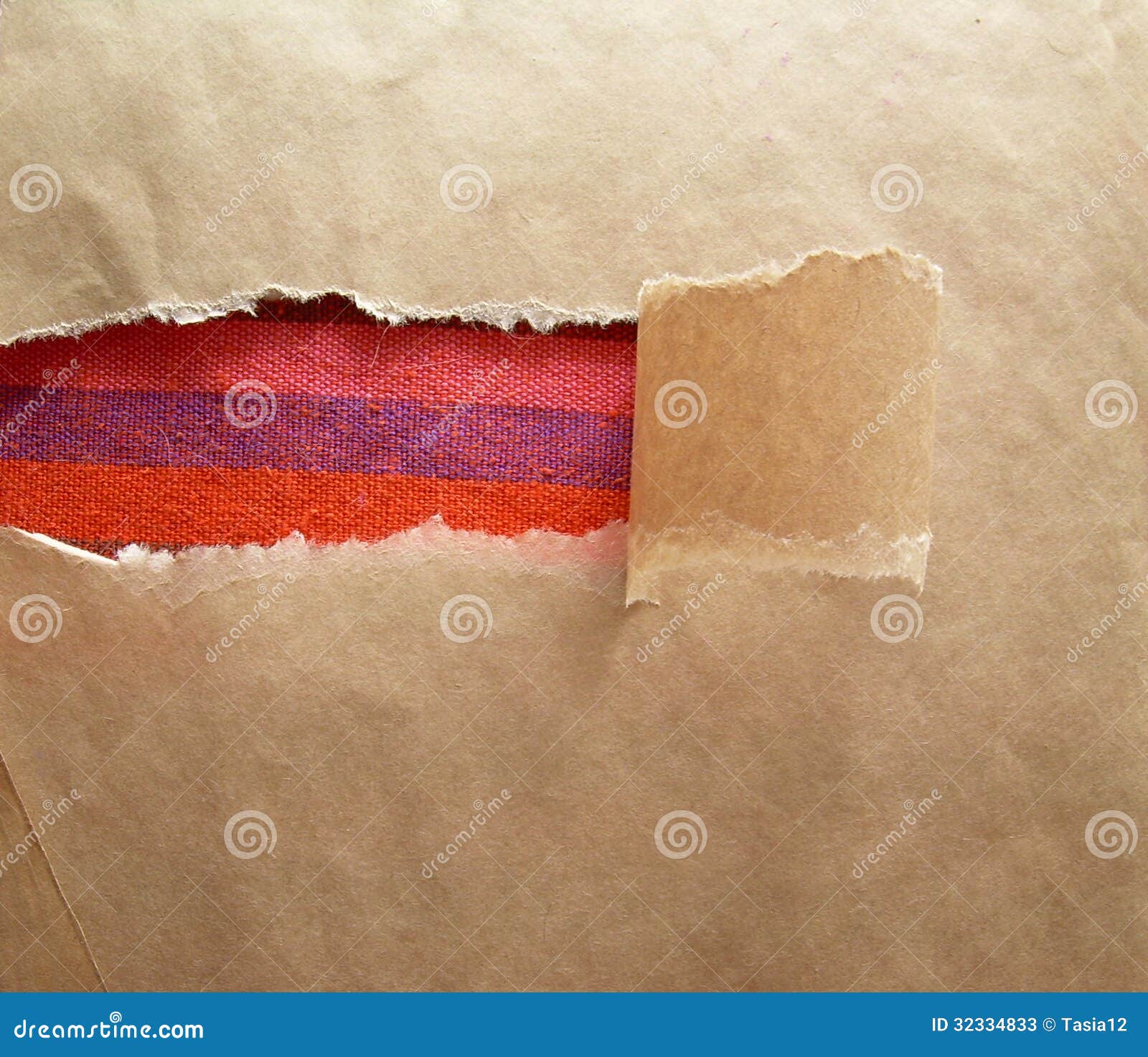 Paper Texture Torn with Cotton Stock Image - Image of backdrop, frame ...