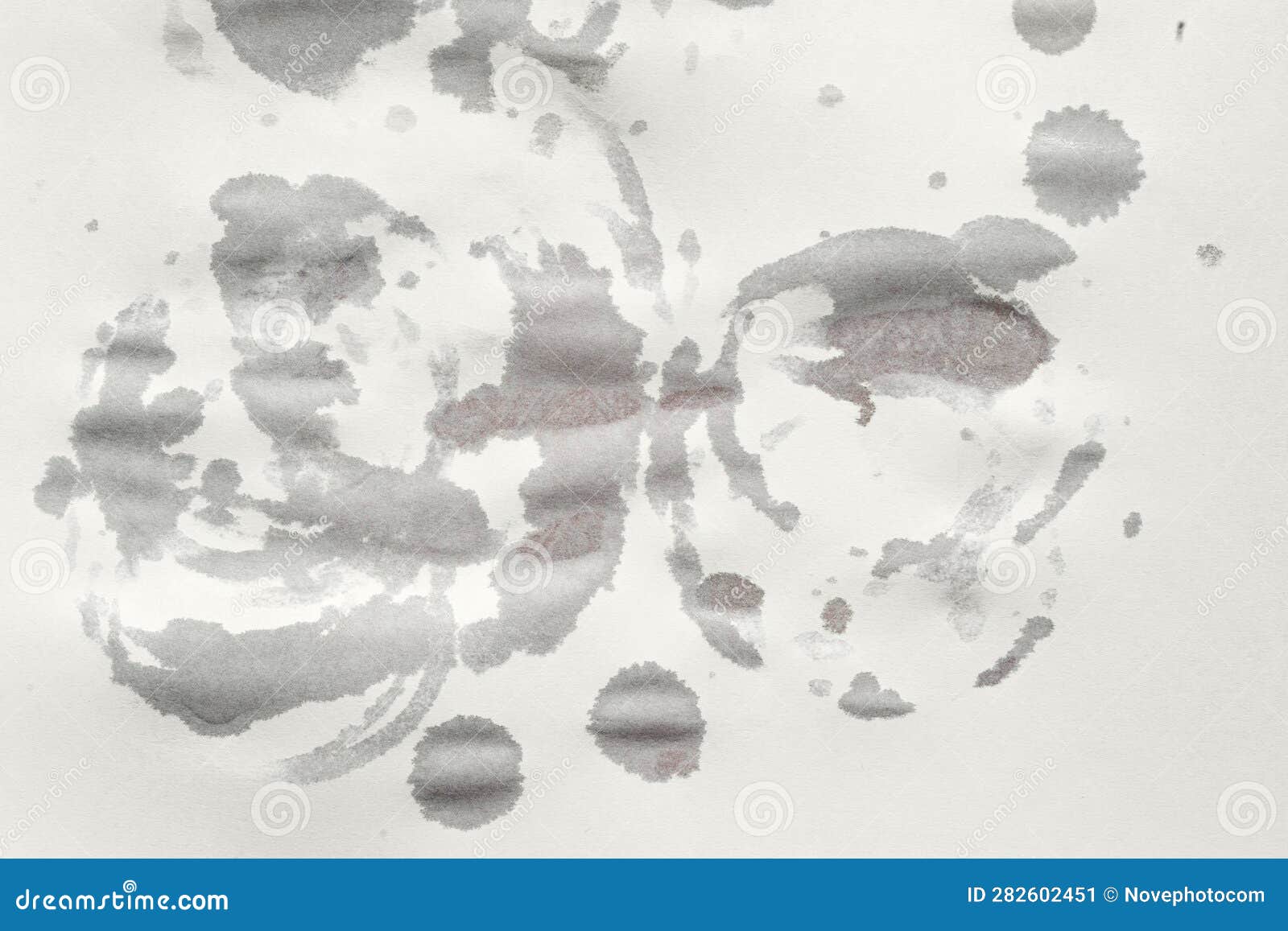 Paper Texture with Wet Spots. Old Paper with Wet Spots of Water. Sheet ...
